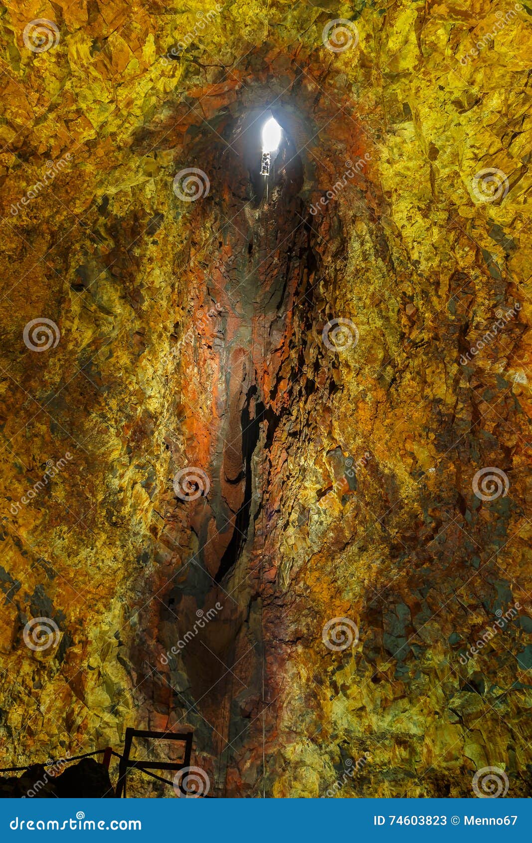 Inside a volcano stock image. Image of cave, destination - 74603823