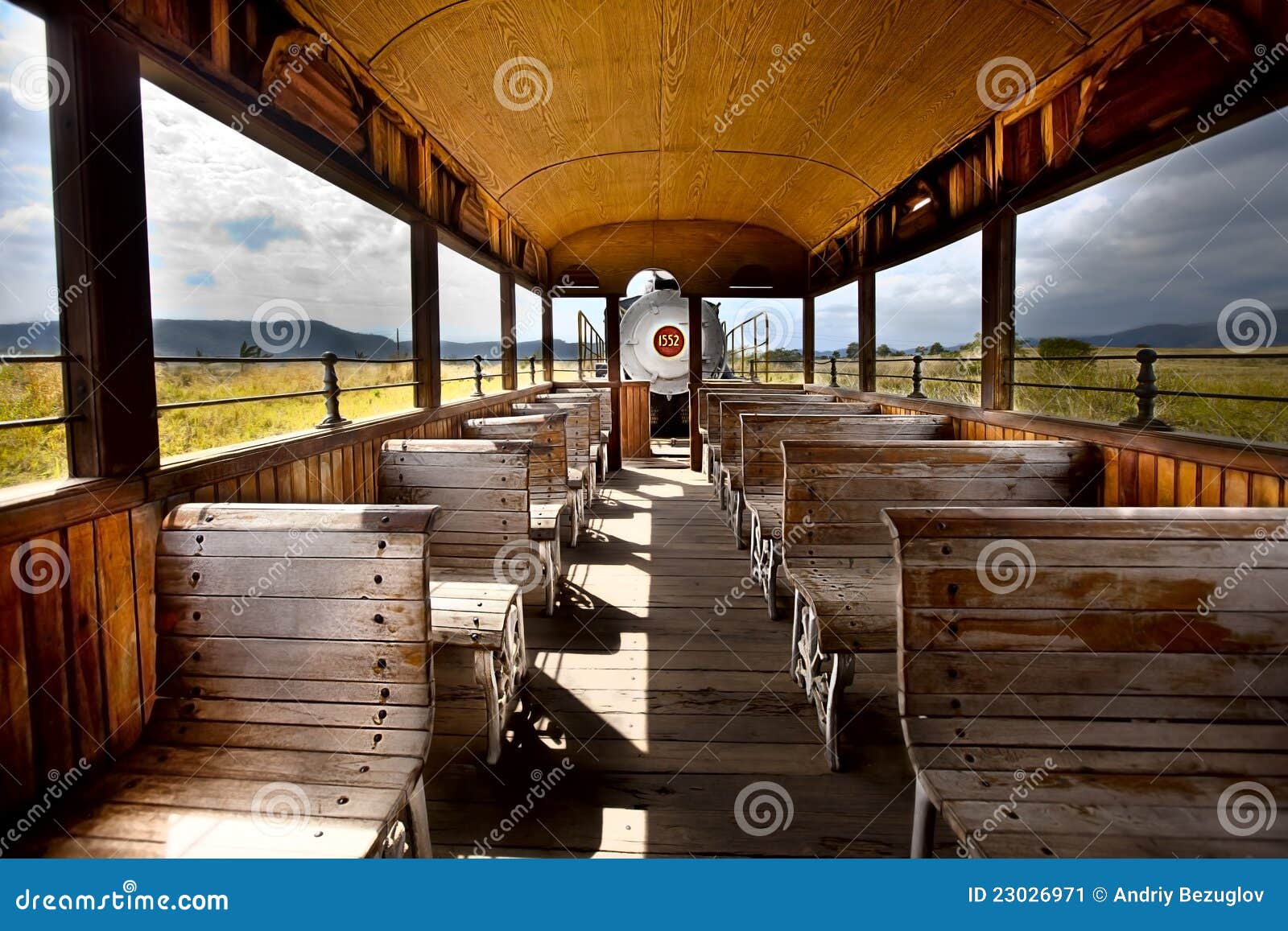 Inside the wagon stock image. Image of vehicle, wagon - 23026971