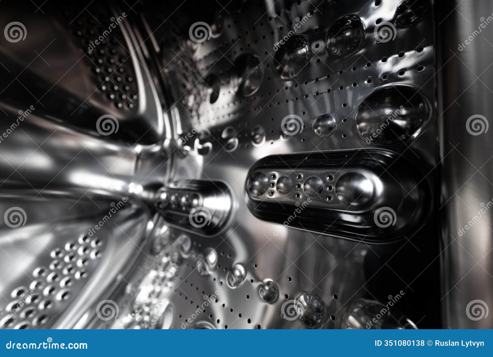 Inside of a Washing Machine Drum Stock Photo - Image of housework ...
