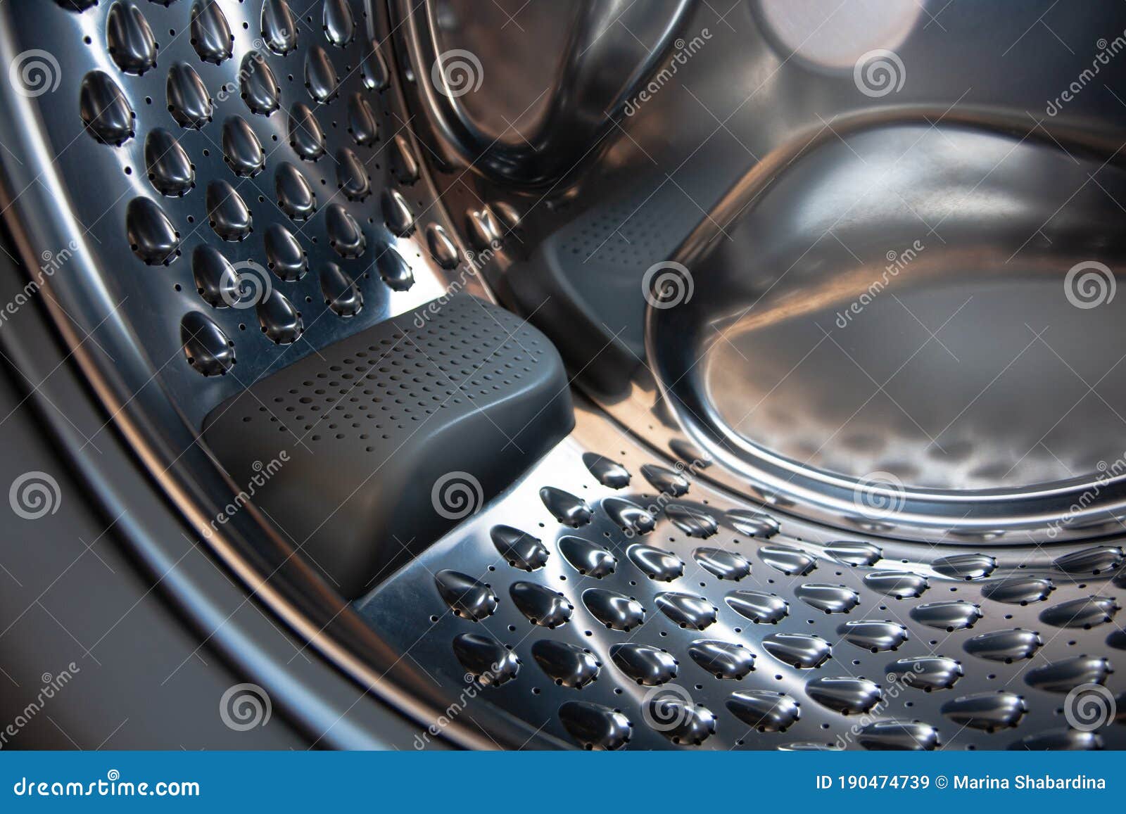 Inside The Washing Machine. The Drum Of The Washing Machine Royalty ...