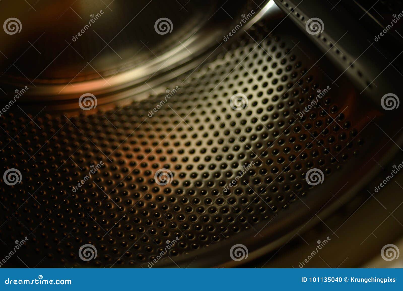 Inside of the Washing Machine. Stock Photo - Image of dryer, black ...