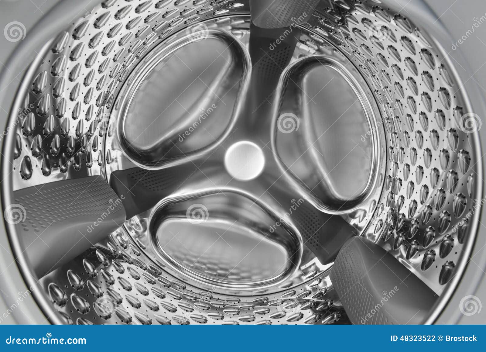 Inside the washing machine stock photo. Image of metal - 48323522