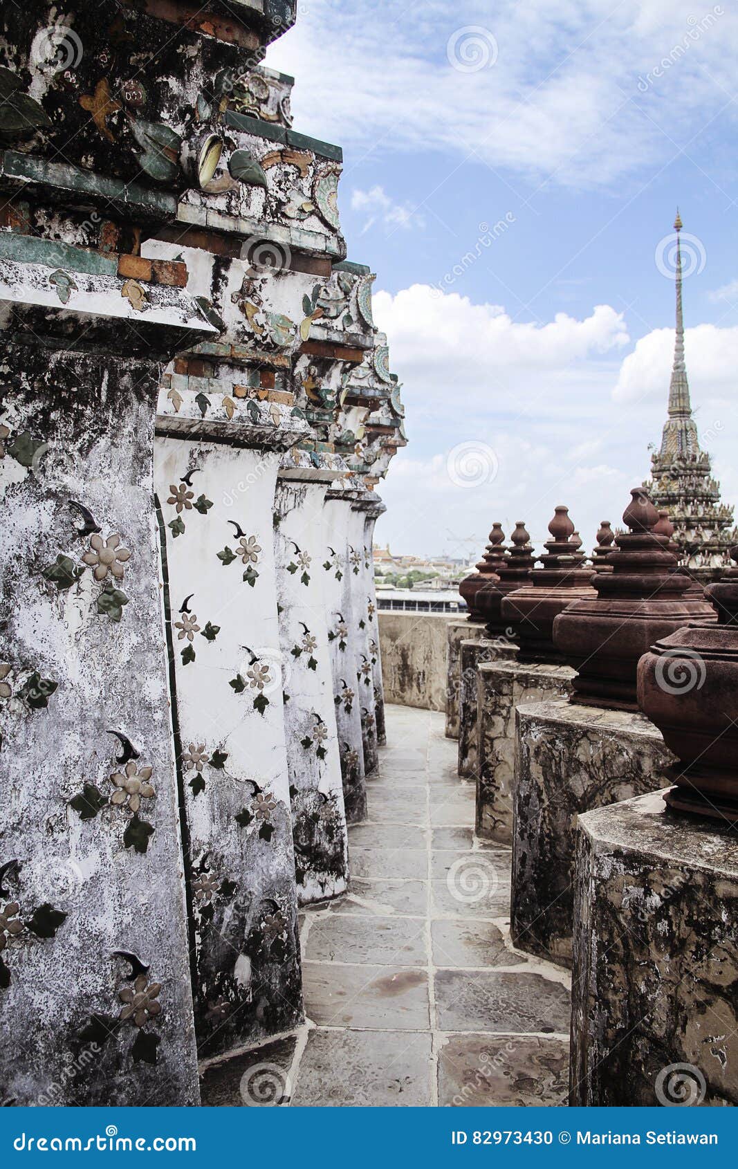 Inside Wat Arun stock photo. Image of thailand, urban - 82973430