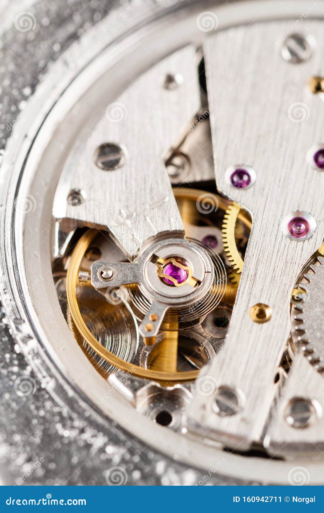 Inside the watch stock image. Image of clockwork, closeup - 160942711