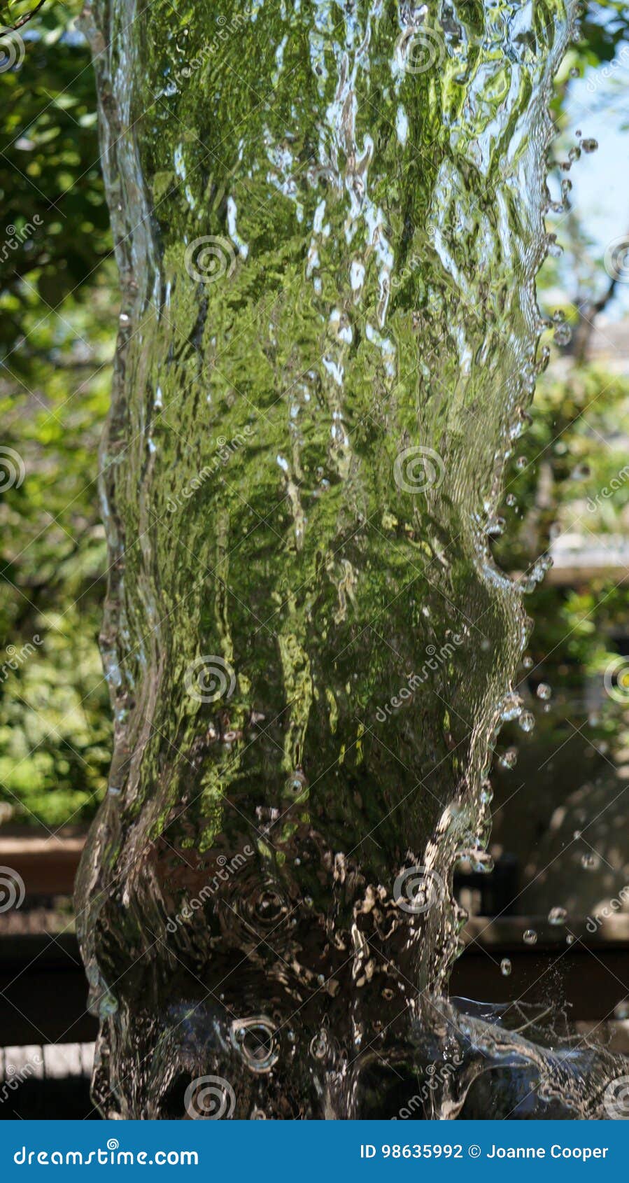 Inside the Waterfall stock photo. Image of waterfall - 98635992