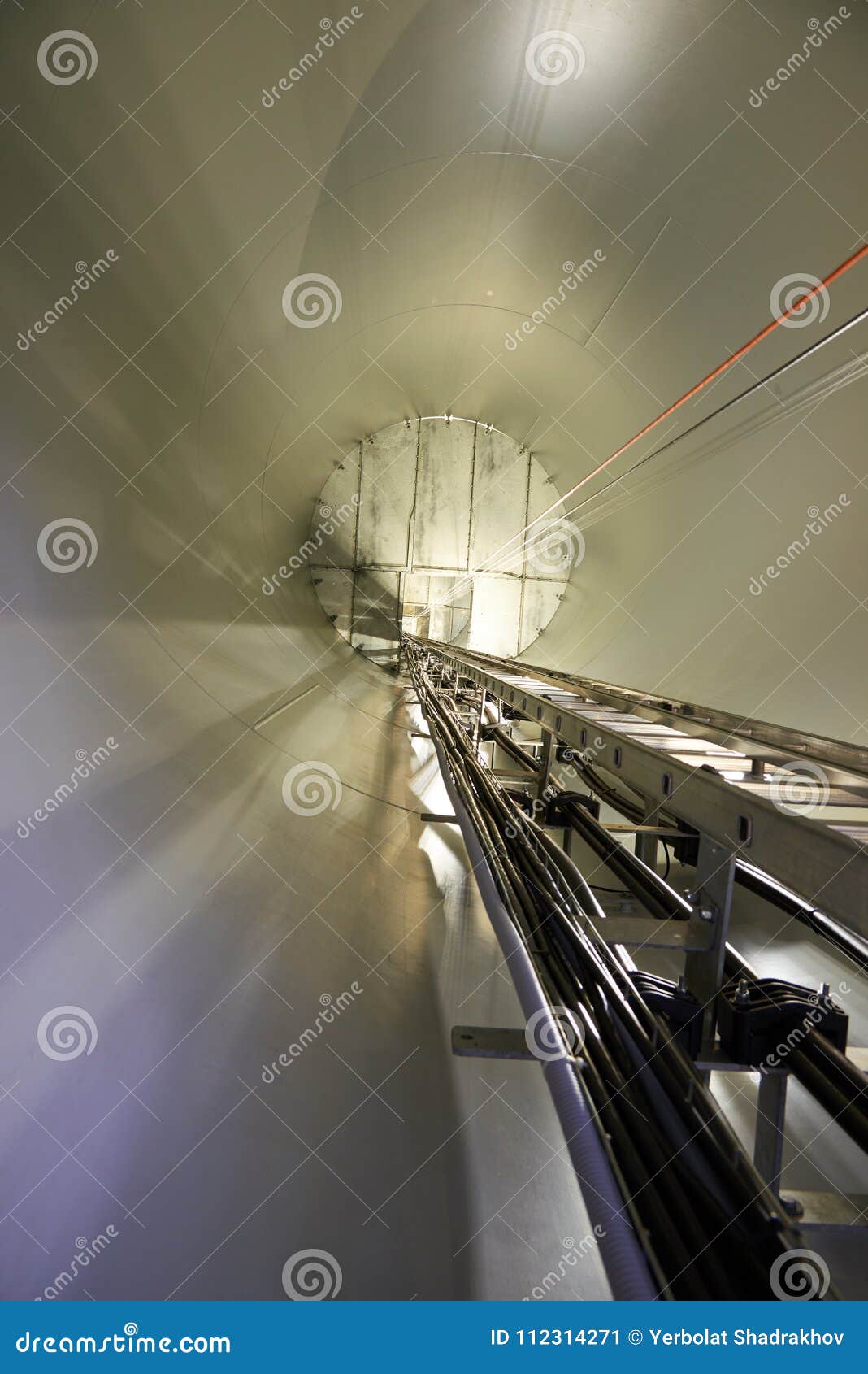 Inside the wind turbines. stock image. Image of conditioning - 112314271