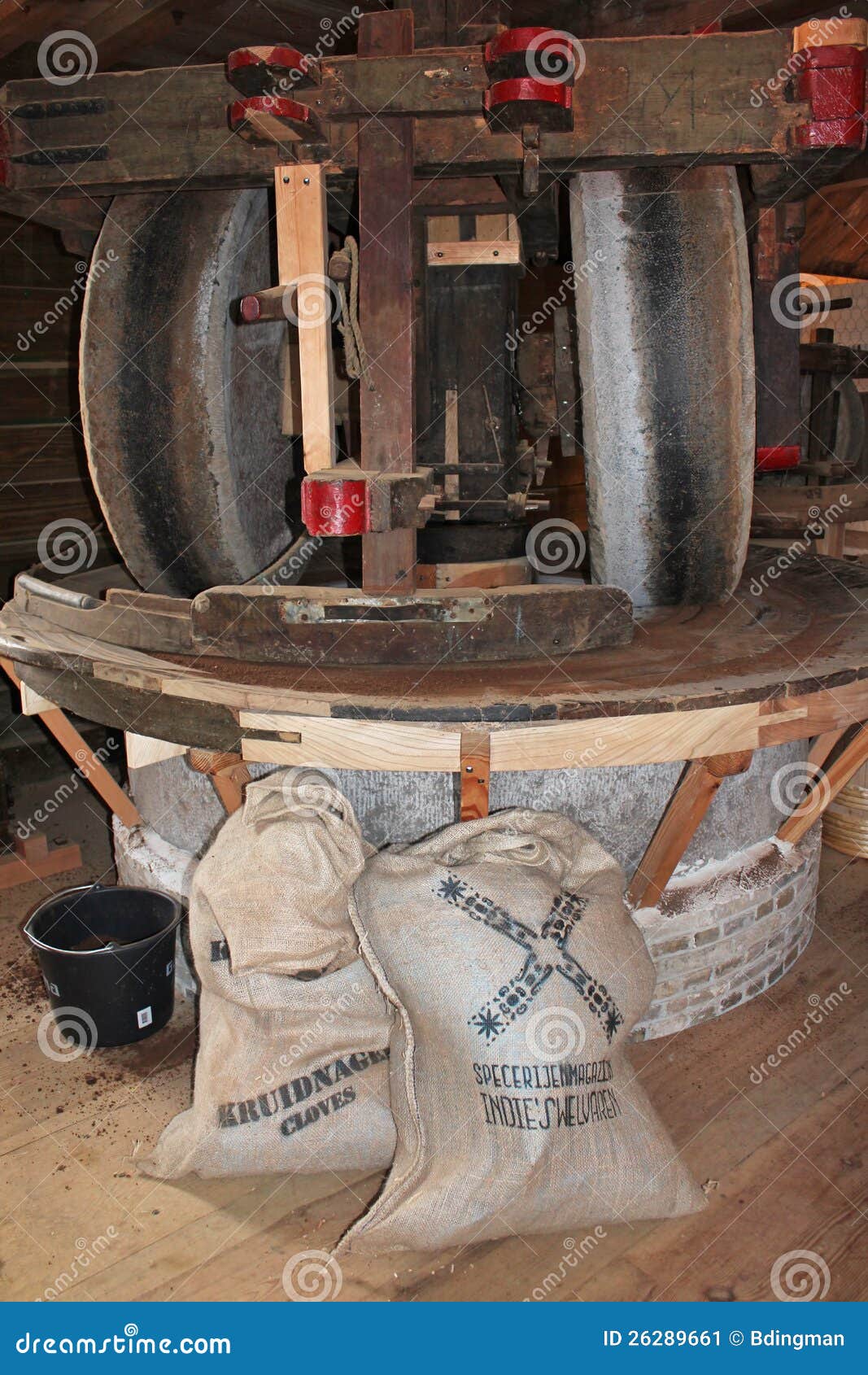 Inside a Windmill editorial photo. Image of historic - 26289661