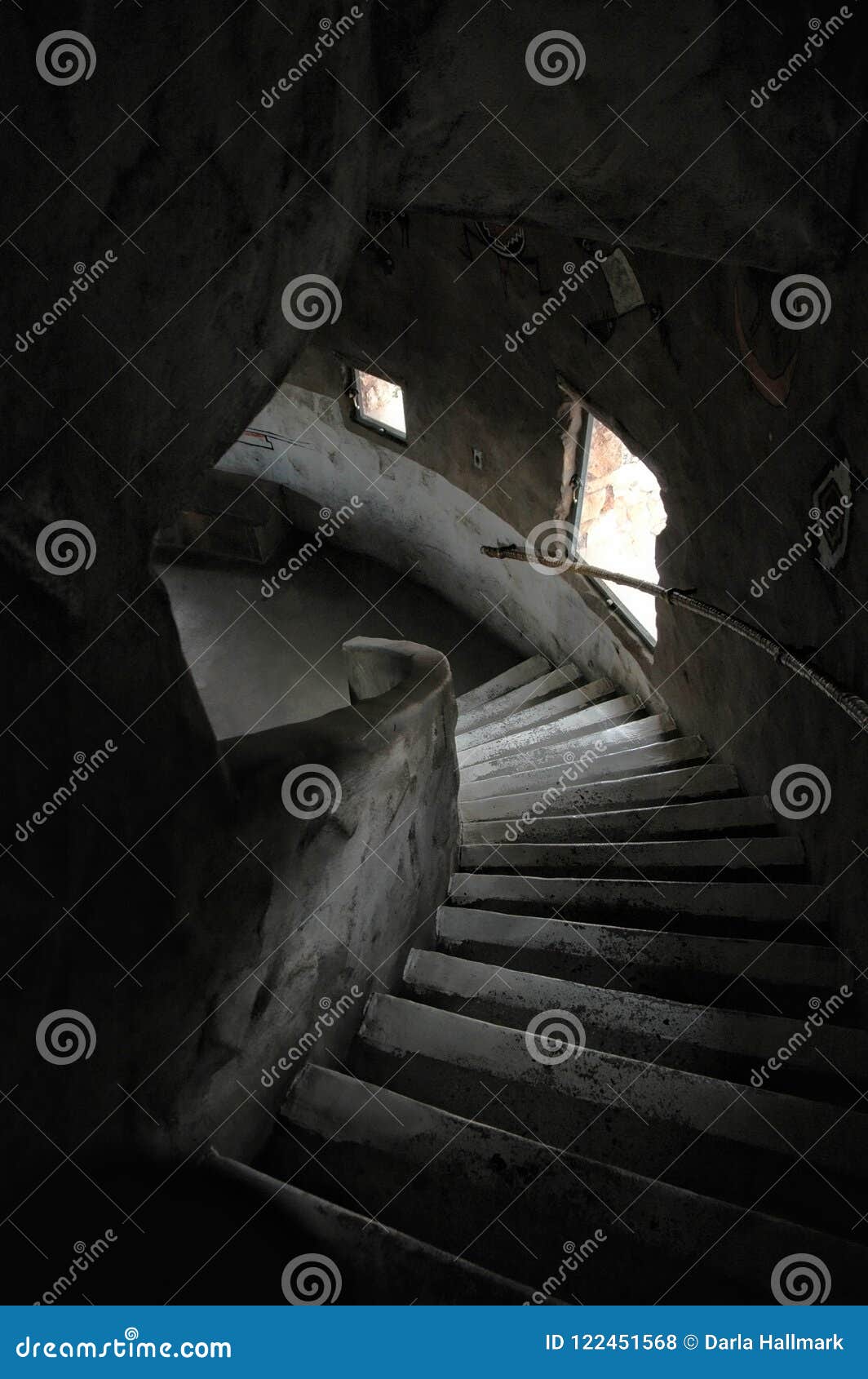 Inside the Wizard`s Tower, Dark Scene Stock Photo - Image of gloomy ...