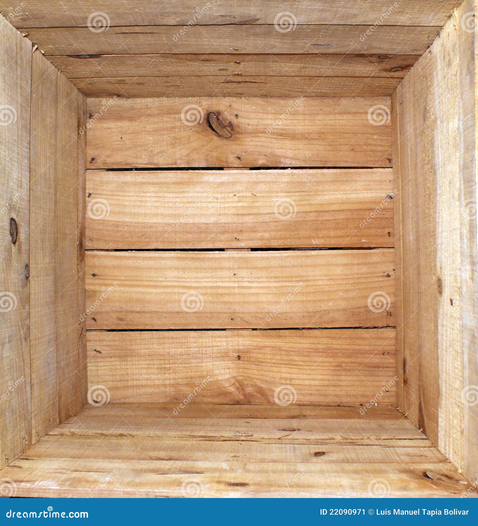 Inside a wooden box stock image. Image of container, bucket - 22090971