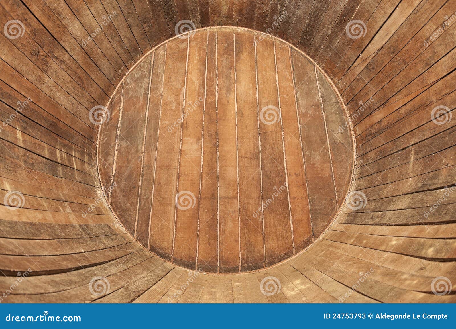 Inside of Wooden Wine Barrel Stock Image - Image of inside, calvados ...