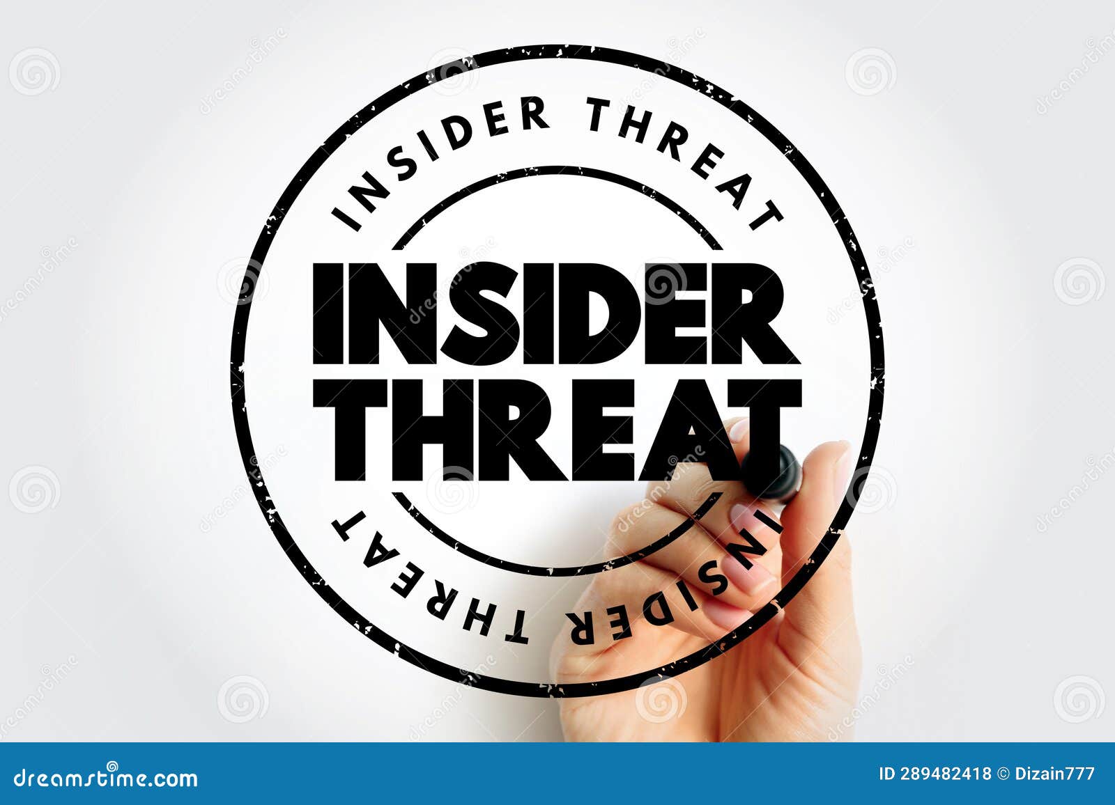 Insider Threat Text Stamp, Concept Background Stock Photo - Image of ...
