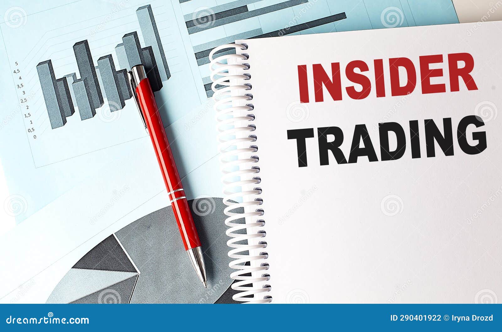 INSIDER TRADING Text on a Notebook with Pen on a Chart Background Stock ... INSIDER TRADING Text on a Notebook with Pen on a Chart Background Stock ...