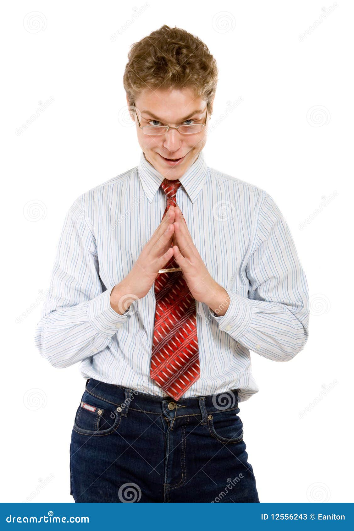 Insidious businessman stock image. Image of crafty, perfidious - 12556243