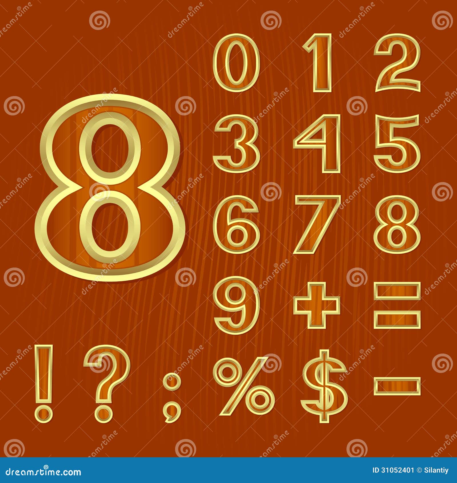 Insieme Dei Simboli Matematici Illustrazione Vettoriale - Illustrazione ...