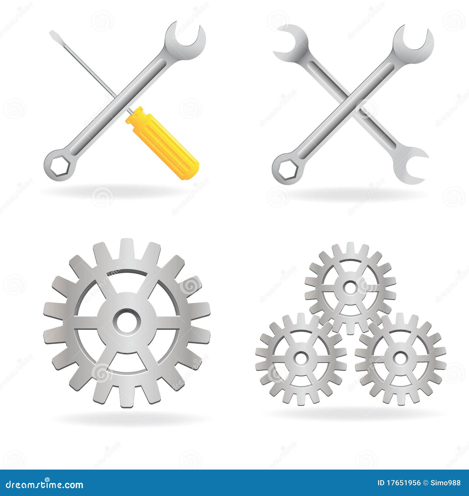 Insieme Dell'icona Degli Strumenti Illustrazione Vettoriale ...