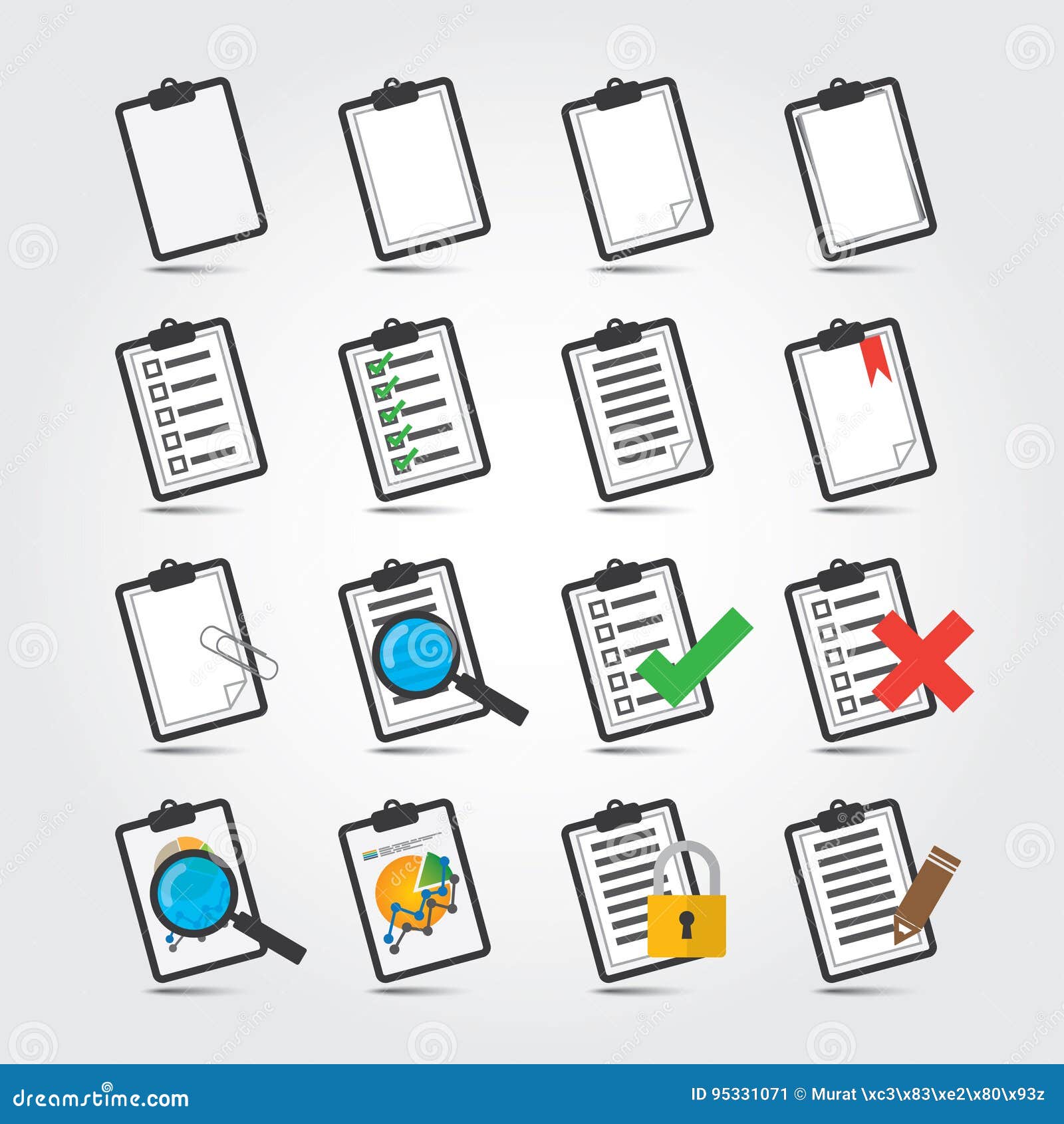 Insieme Dell'icona Di Rapporti Illustrazione di Stock - Illustrazione ...