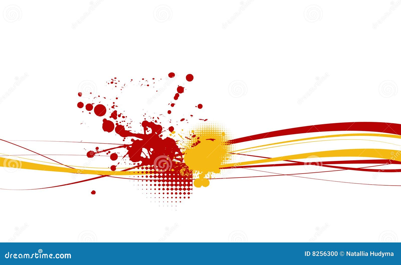 Insieme Della Macchia Di Colore Illustrazione Vettoriale ...