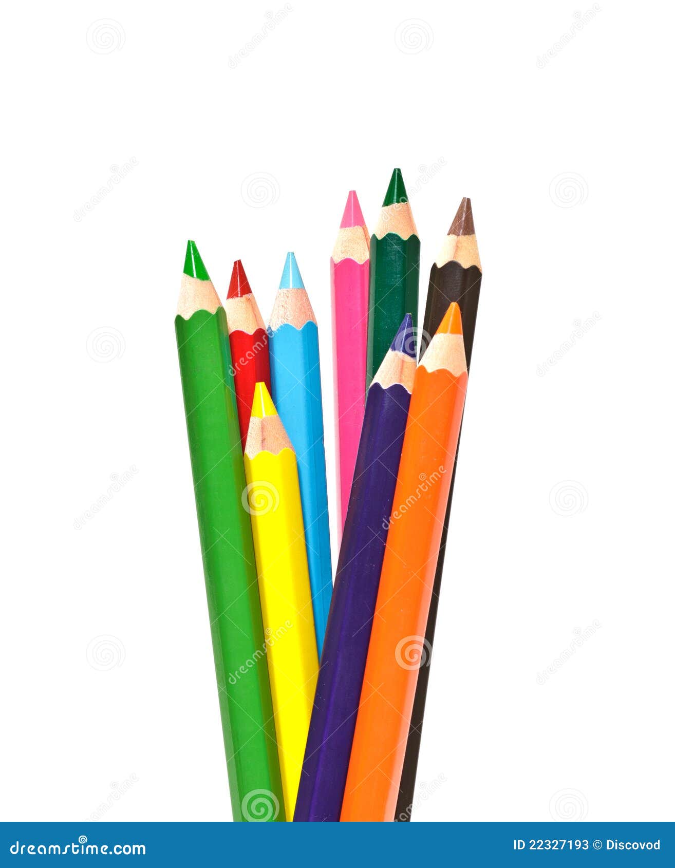 Insieme Delle Matite Colorate Immagine Stock - Immagine di colori ...