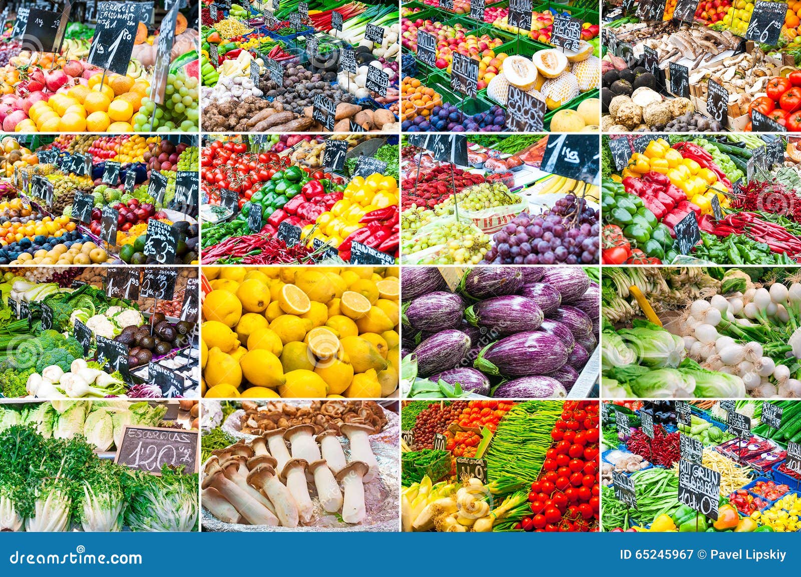 Insieme Di Varie Frutta E Verdure Immagine Stock - Immagine di cavolo ...