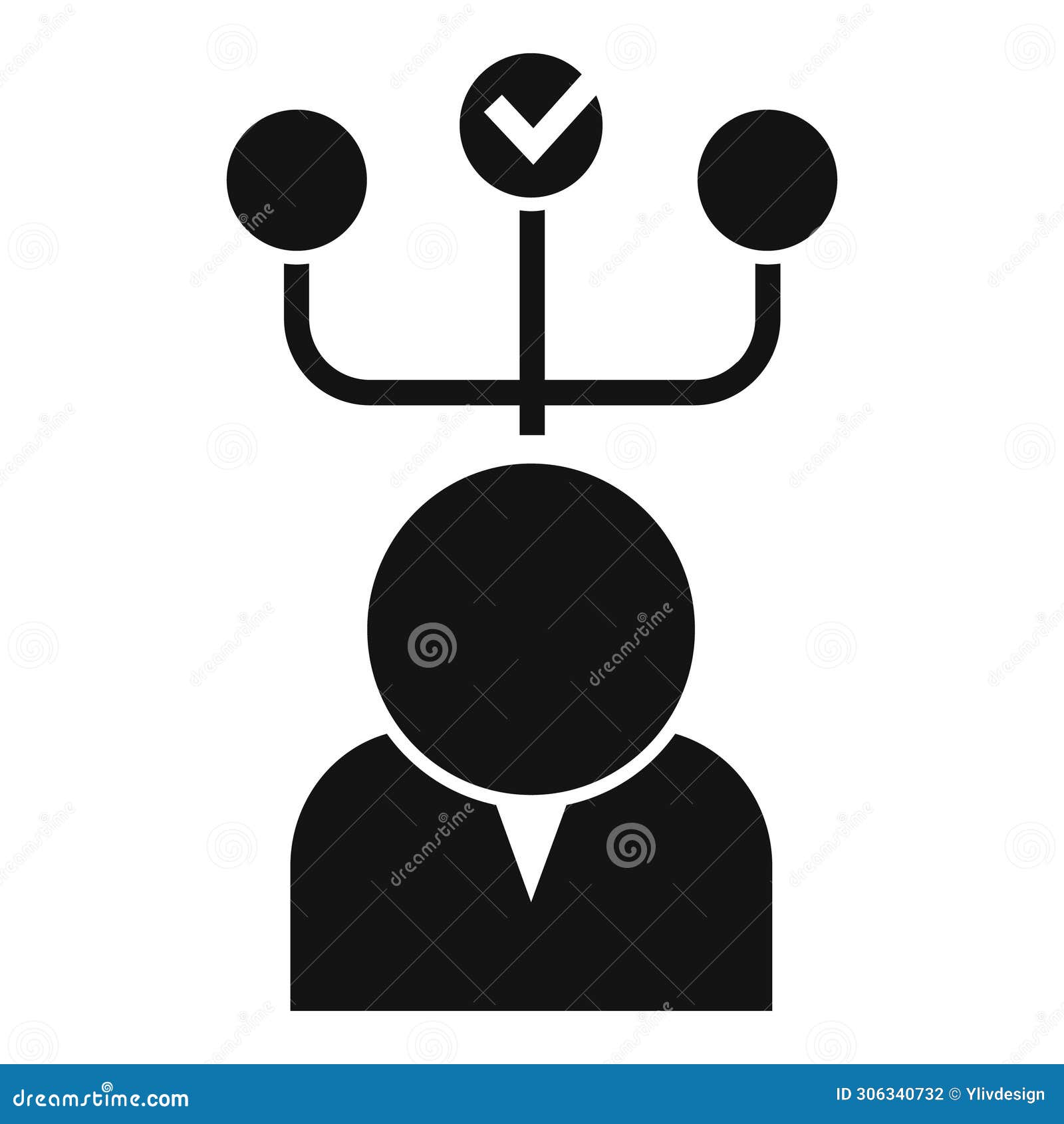 Insight Choice Icon Simple Vector. Explore Human Stock Illustration ...