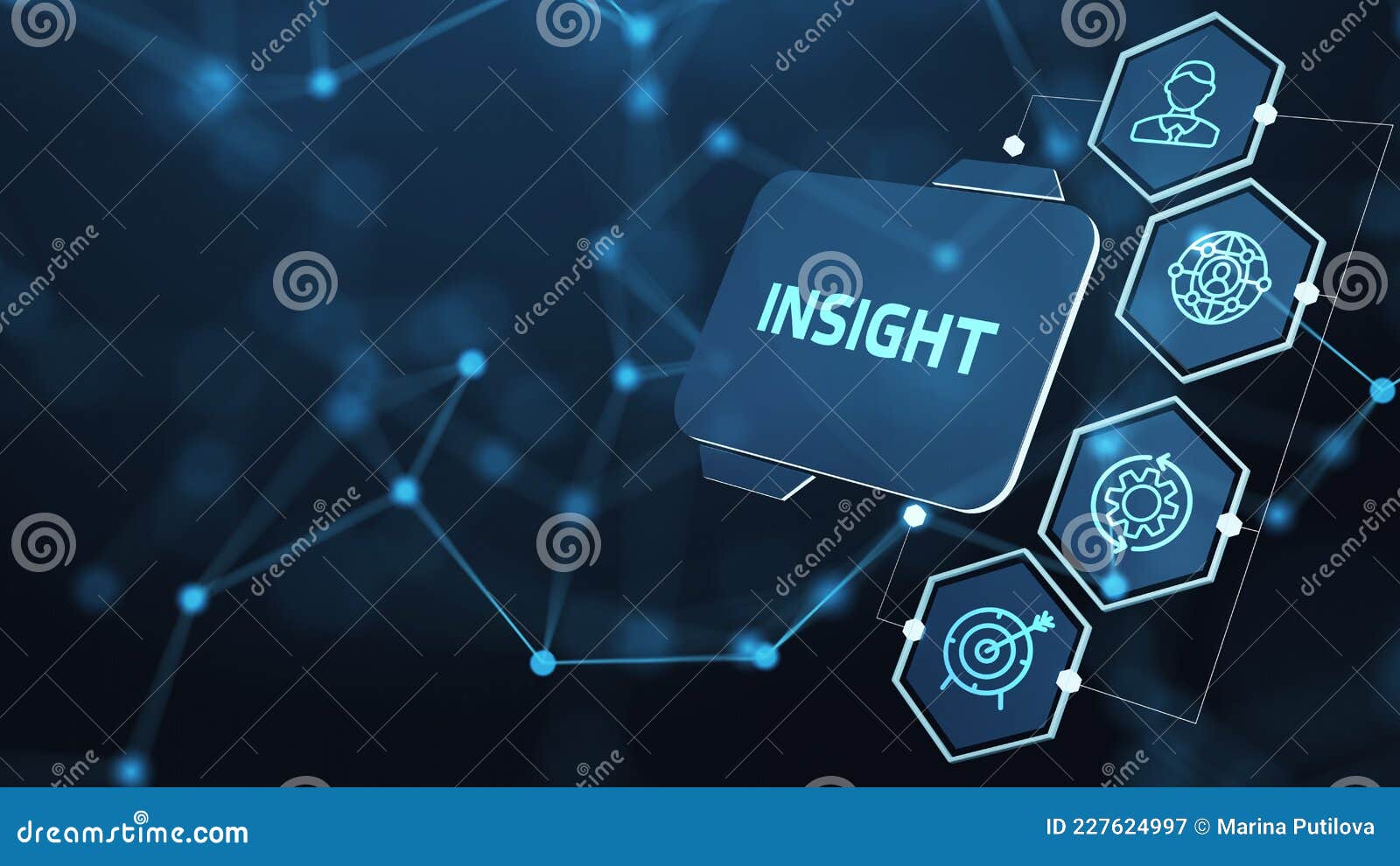 INSIGHT Inscription, Successful Business Concept. Business, Technology ...