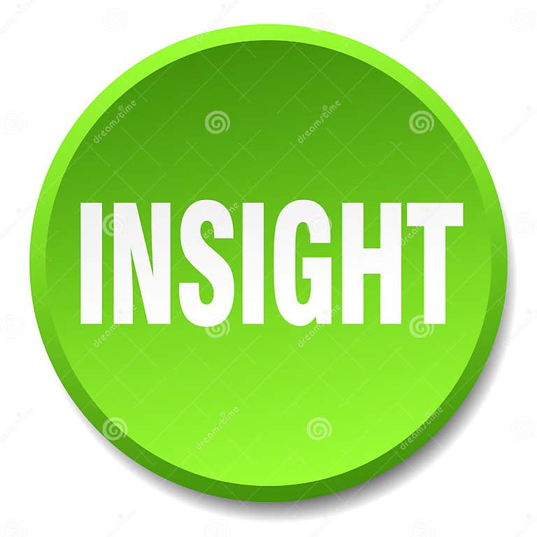 Insight button stock vector. Illustration of glass, notice - 122696475