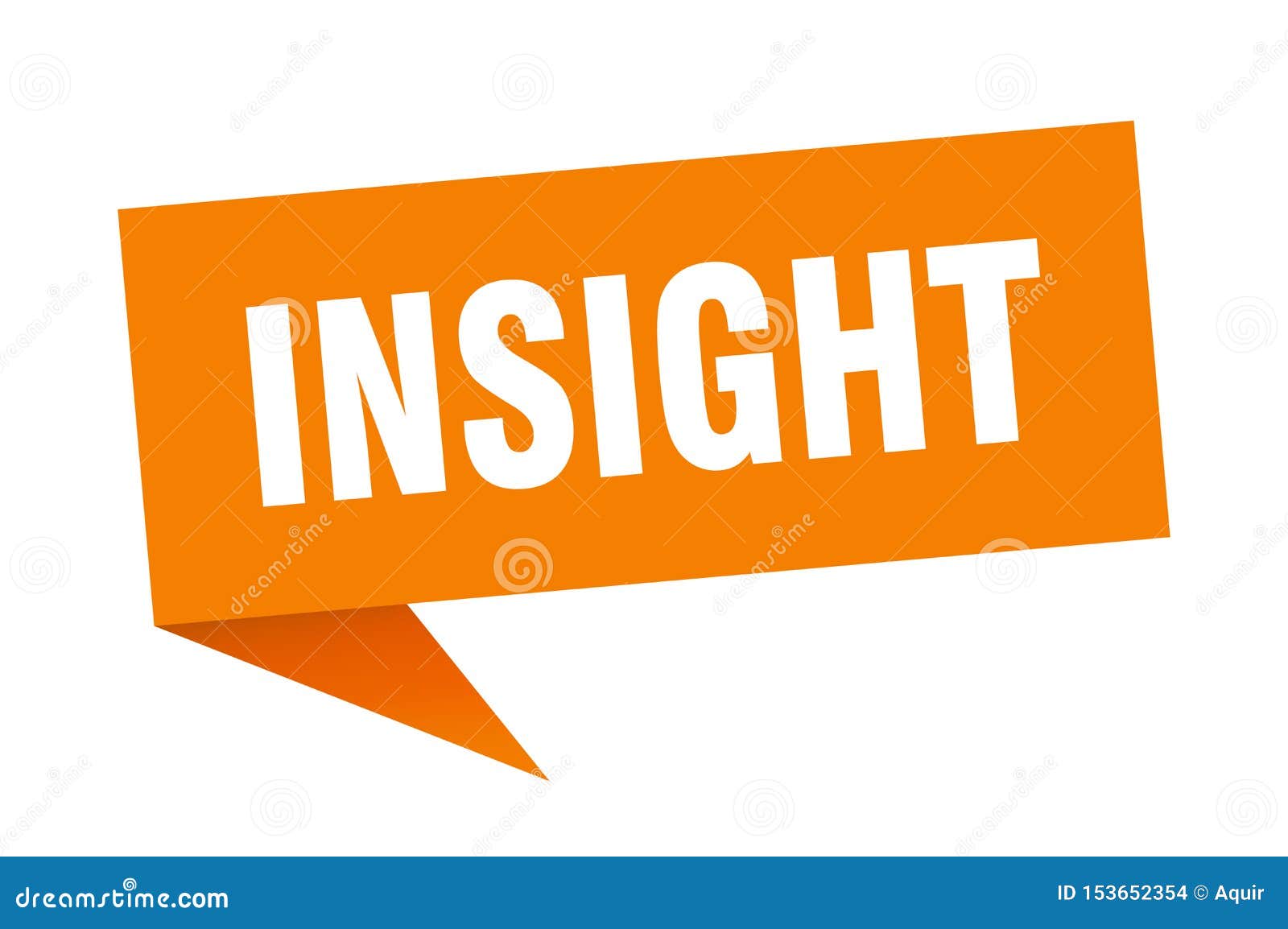 Insight speech bubble. stock vector. Illustration of peeler - 153652354