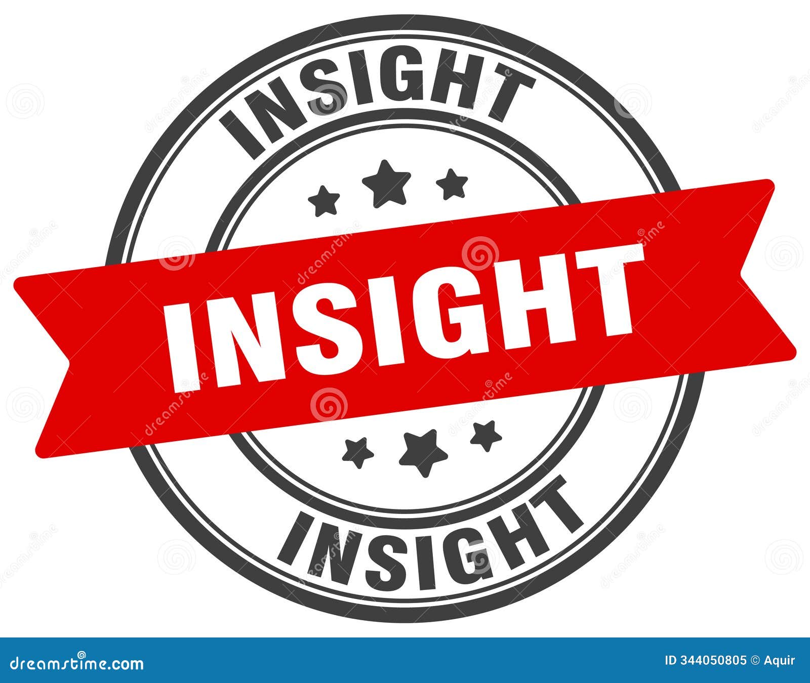 Insight Stamp. Insight Label on Transparent Background. Round Sign ...