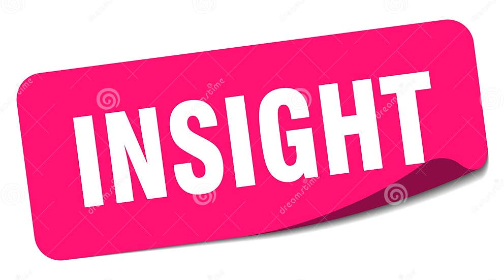 Insight Sticker. Insight Label Stock Vector - Illustration of template ...