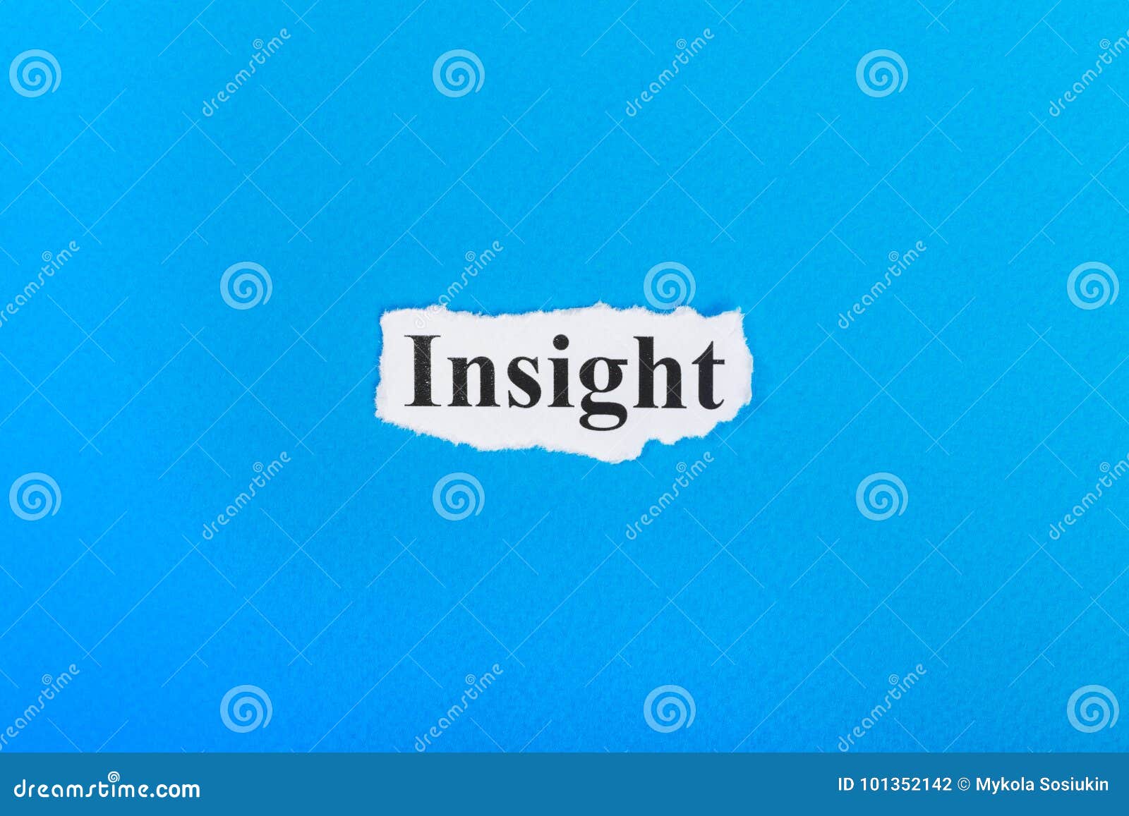 Insight Text on Paper. Word Insight on Torn Paper Stock Photo - Image ...