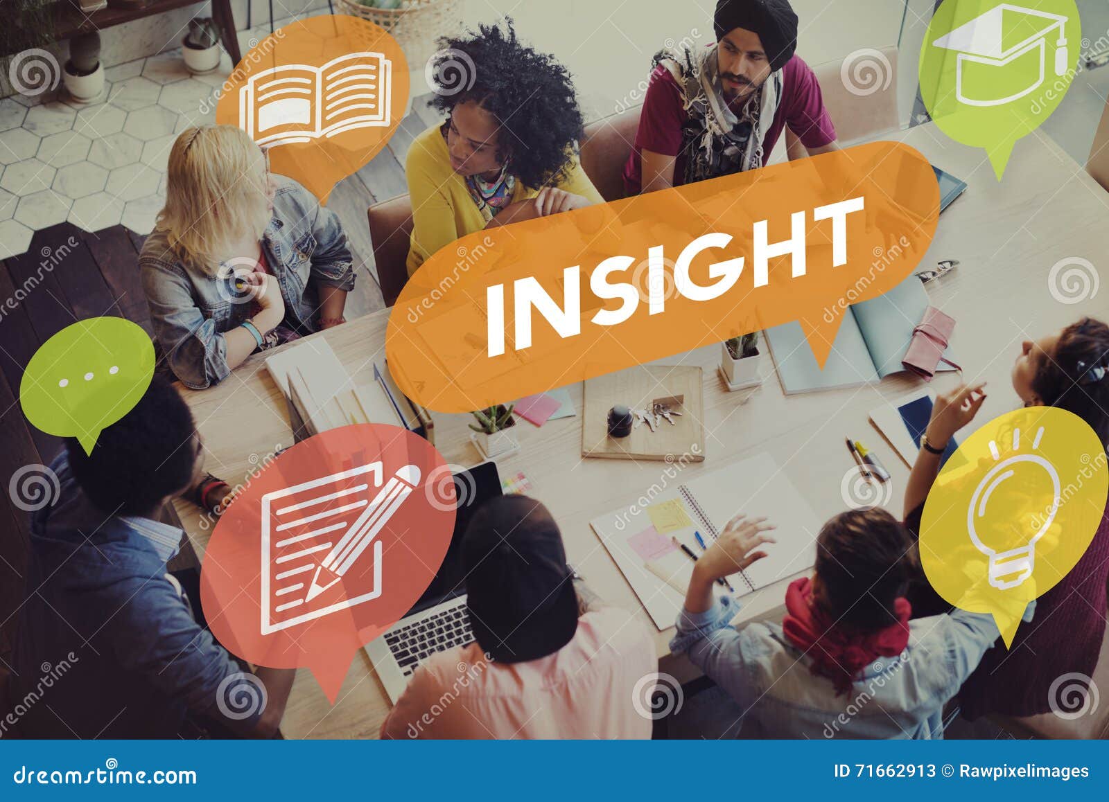 Insight Understanding Mindful Awareness Believe Concept Stock Image ...