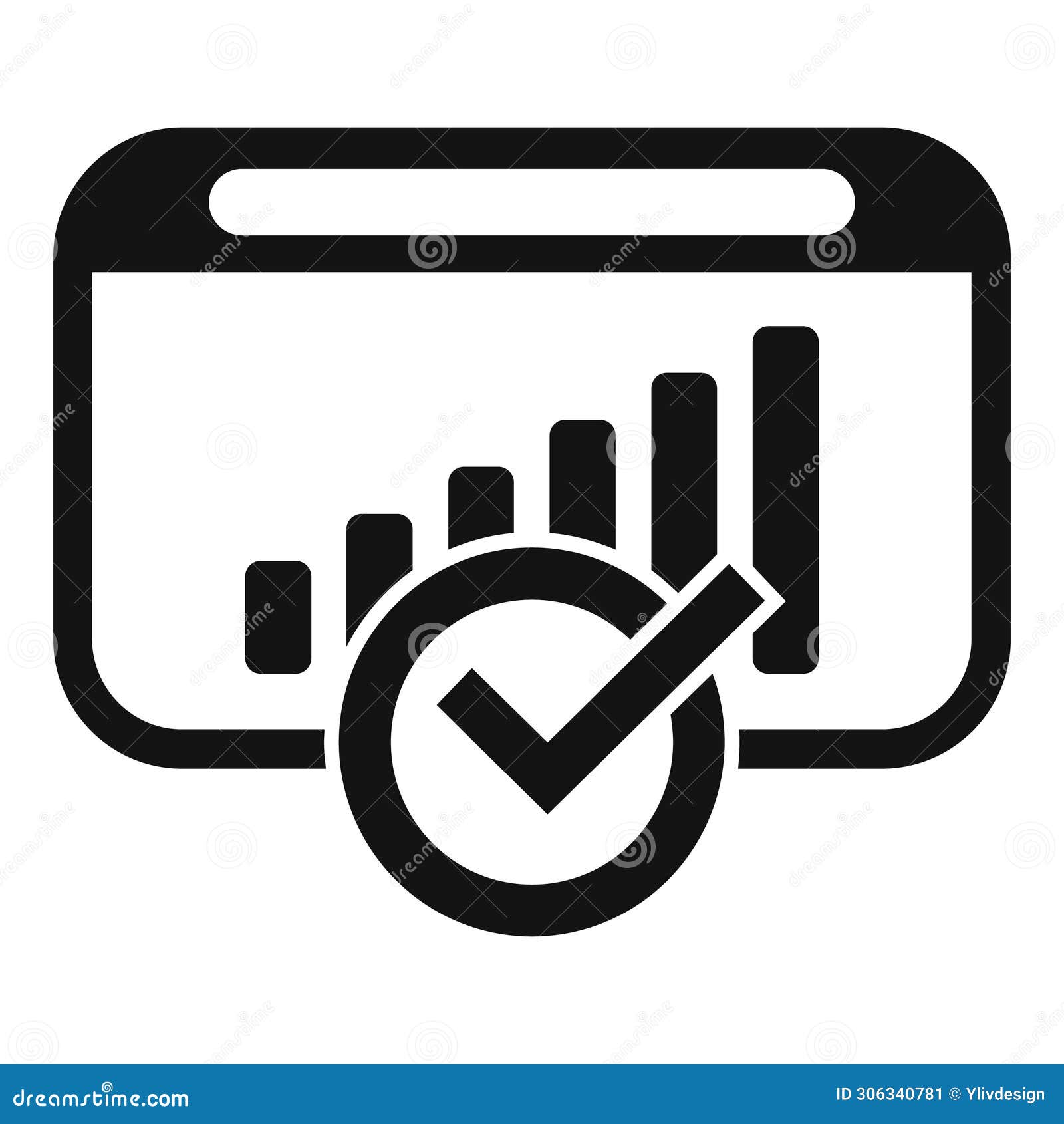 Insight Web Graph Icon Simple Vector. Data Business Stock Illustration ...
