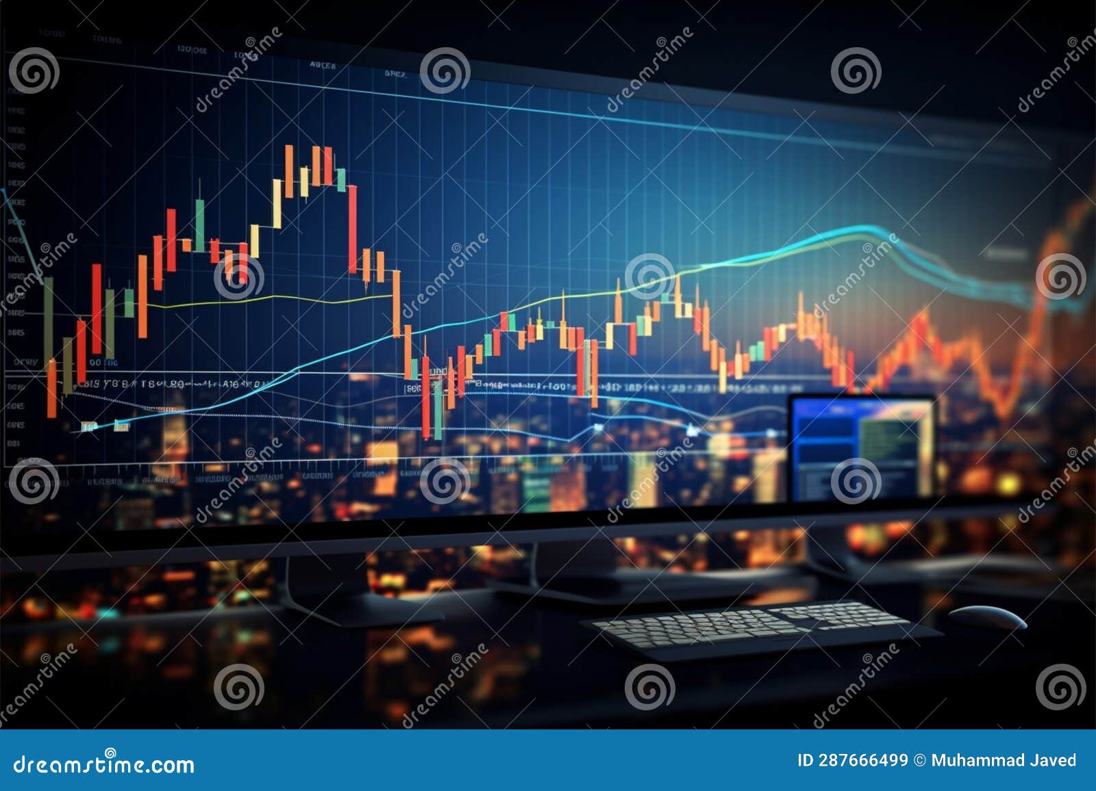 Insightful Visuals Analytical View of Business, Stock Market Trends ...