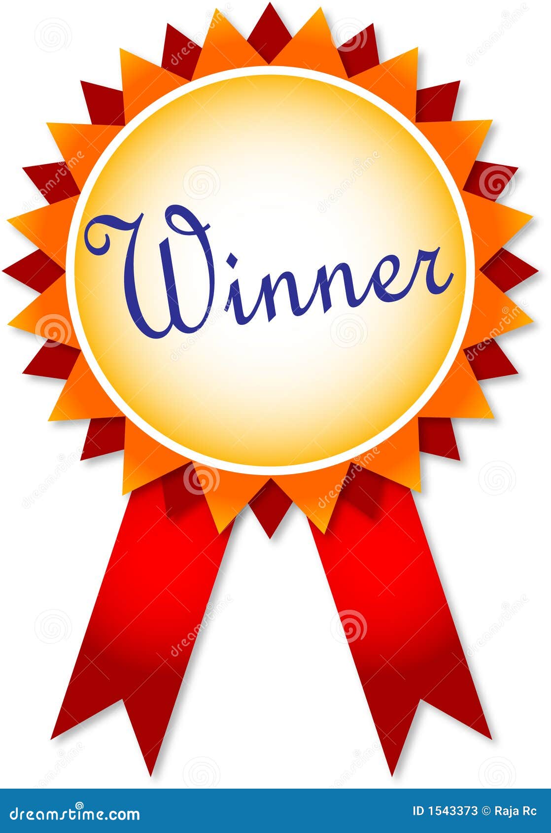 Insigne de gagnant illustration de vecteur. Illustration du insigne ...