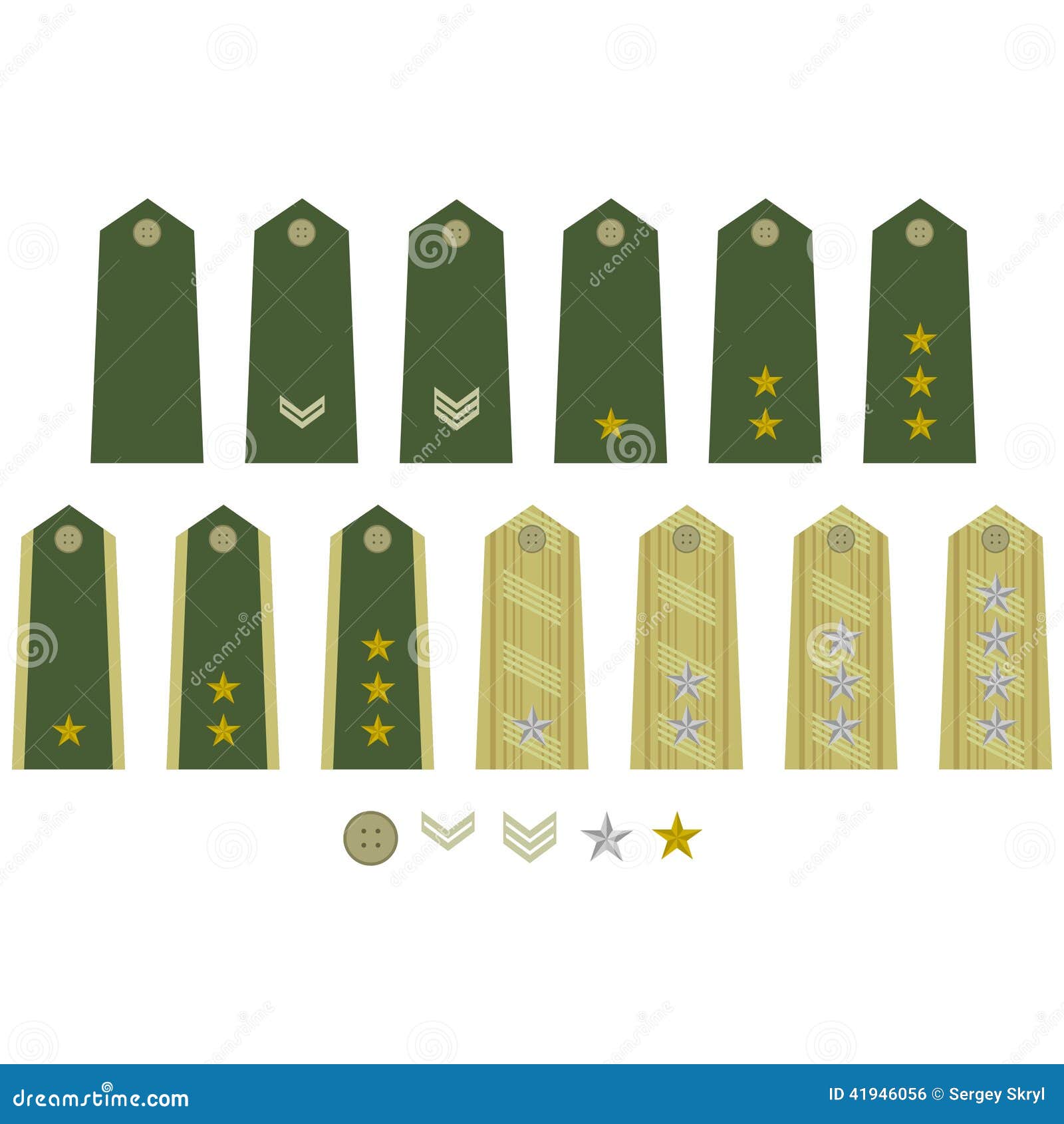 Insignes Van Het Noorse Leger Vector Illustratie - Illustration of ...