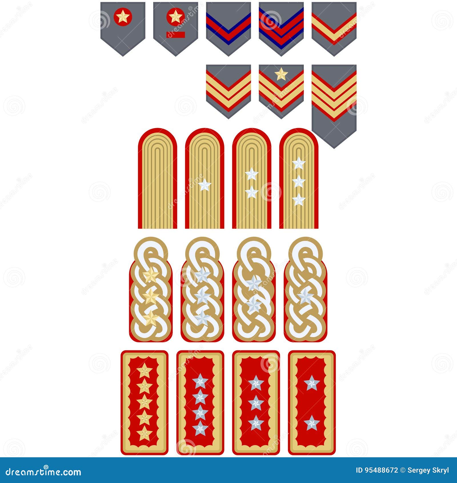 Insignia of Chiles army stock vector. Illustration of picture - 95488672