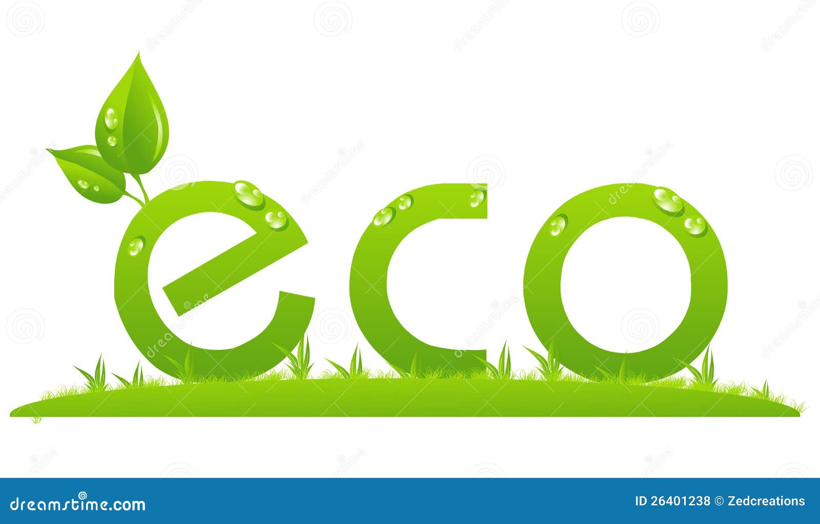 Insignia de Eco ilustración del vector. Ilustración de color - 26401238