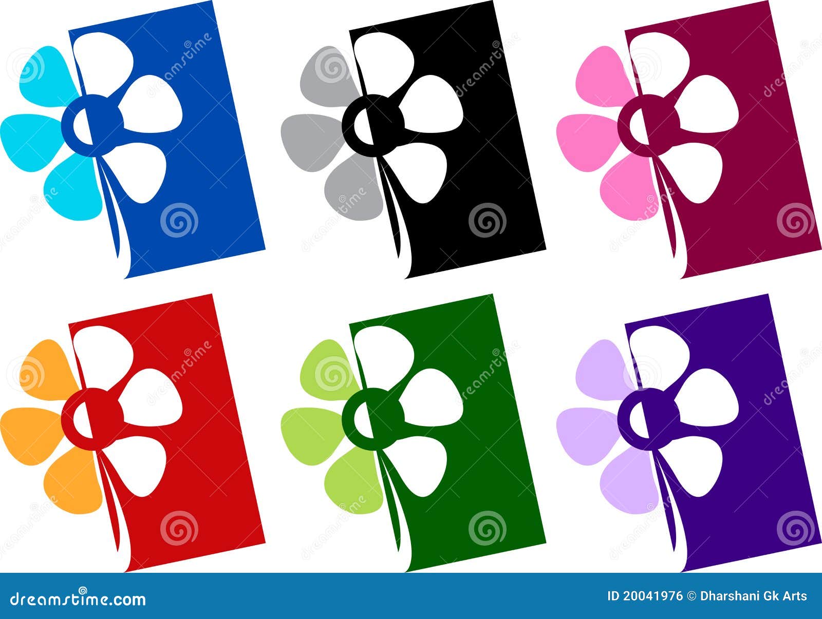 Insignia de la flor ilustración del vector. Ilustración de logotipo ...