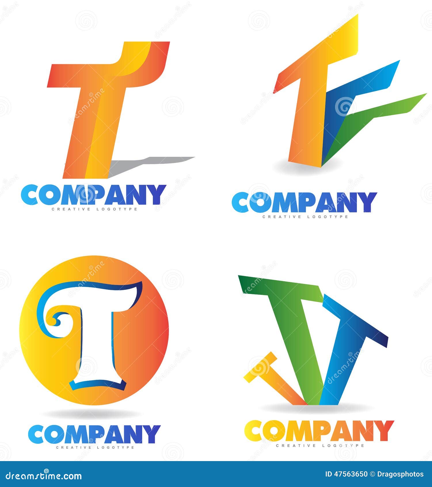 Insignia de la letra T stock de ilustración. Ilustración de anaranjado ...