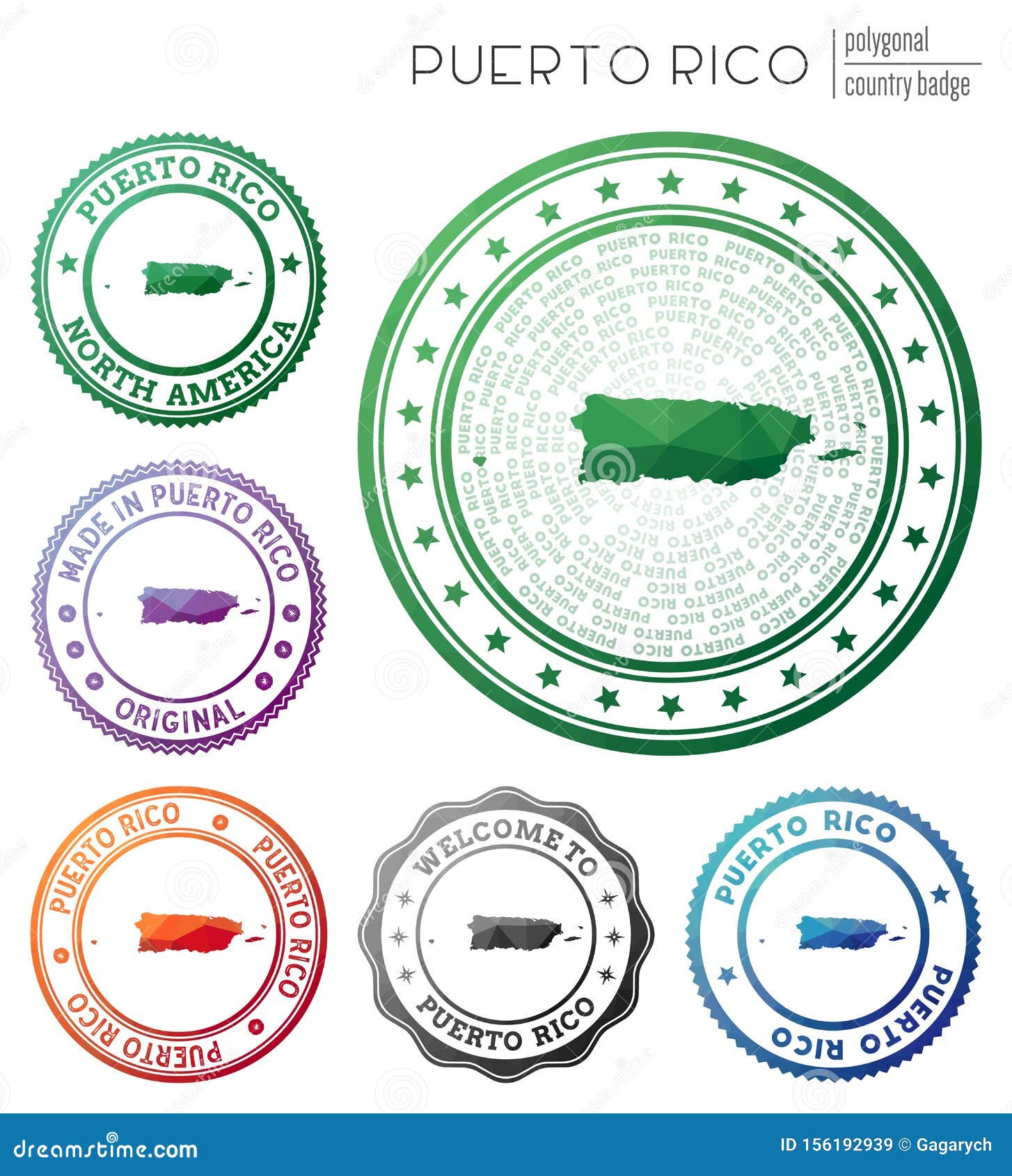 Insignia de Puerto Rico ilustración del vector. Ilustración de ...