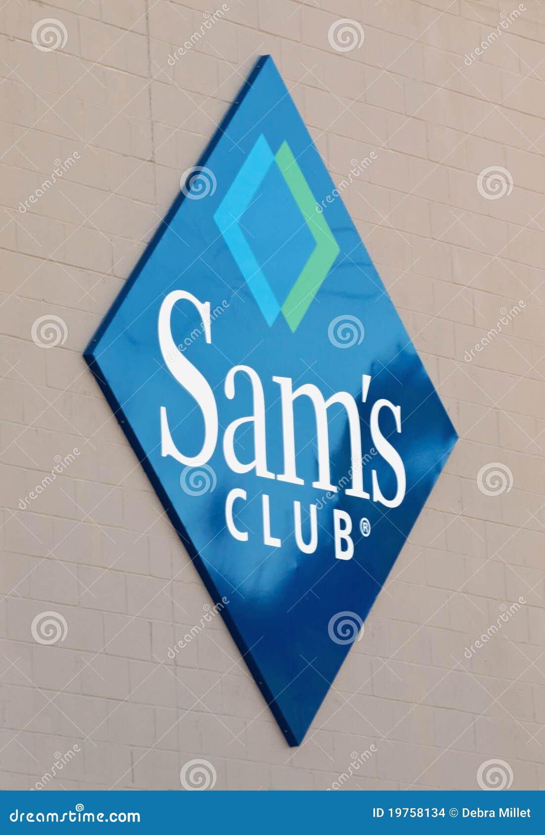 Insignia del club de Sam imagen de archivo editorial. Imagen de ...