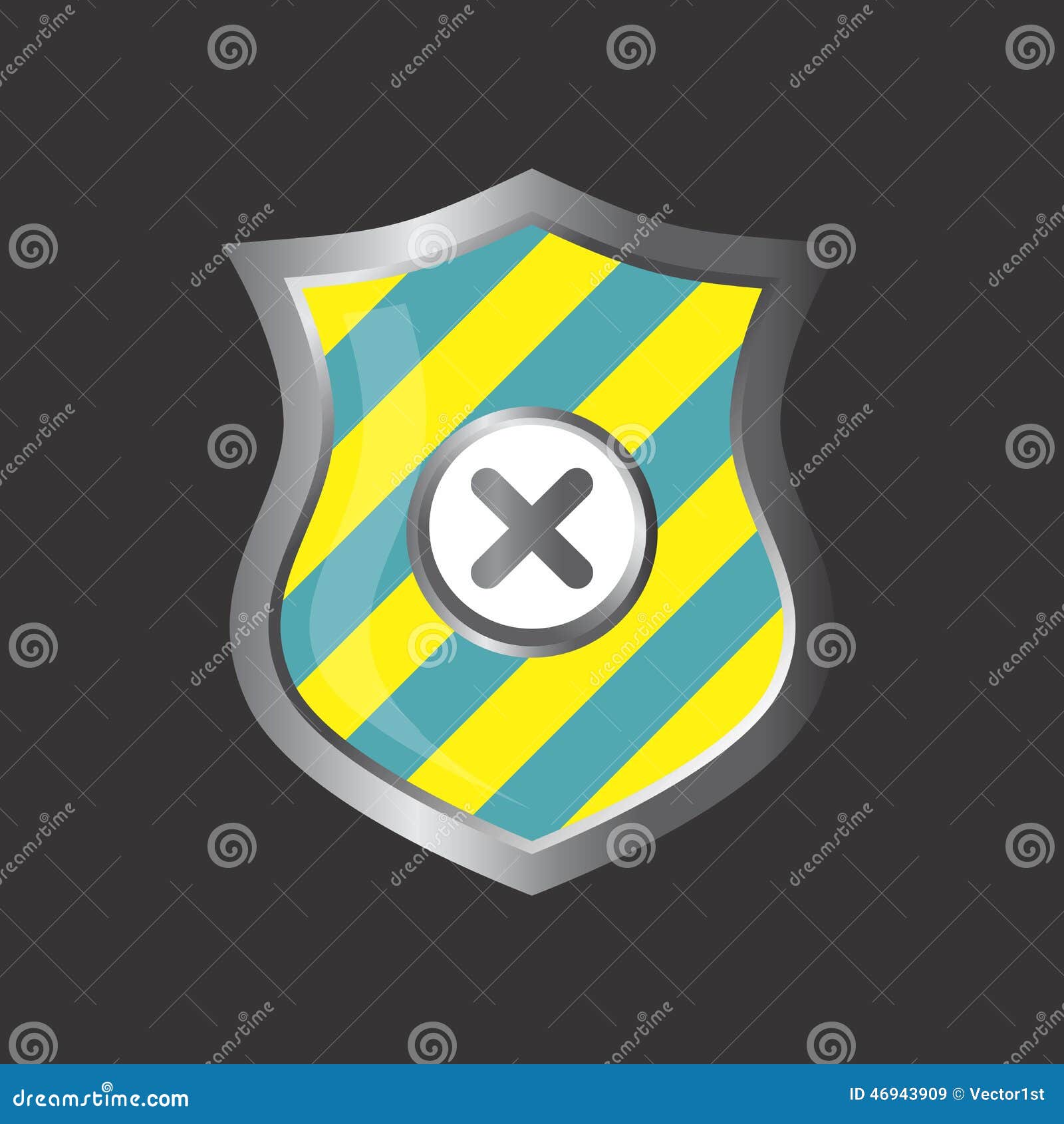 Insignia Shield Product Label Art Stock Vector - Illustration of style ...