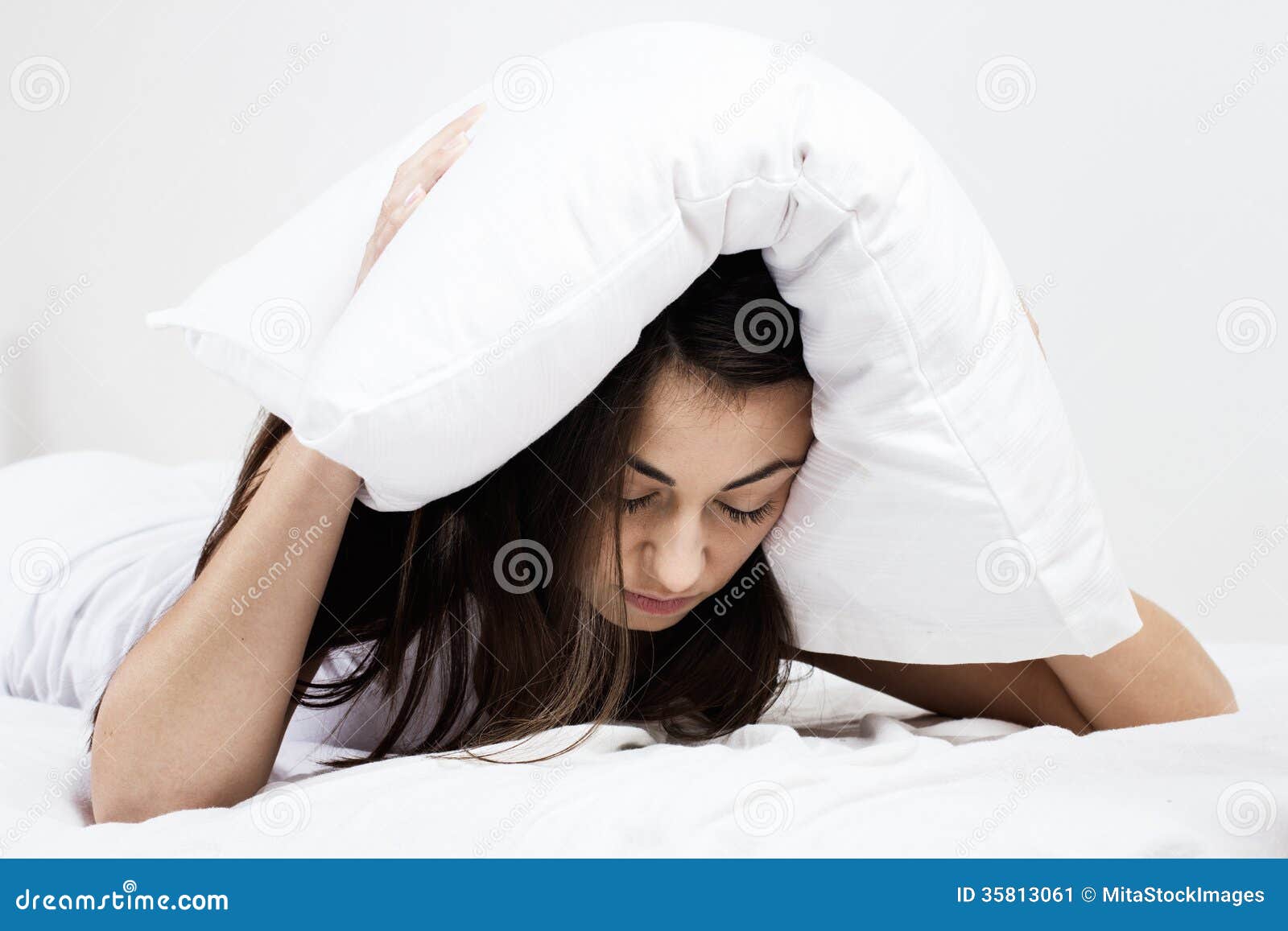 Insomnia stock image. Image of expression, woman, insomnia - 35813061