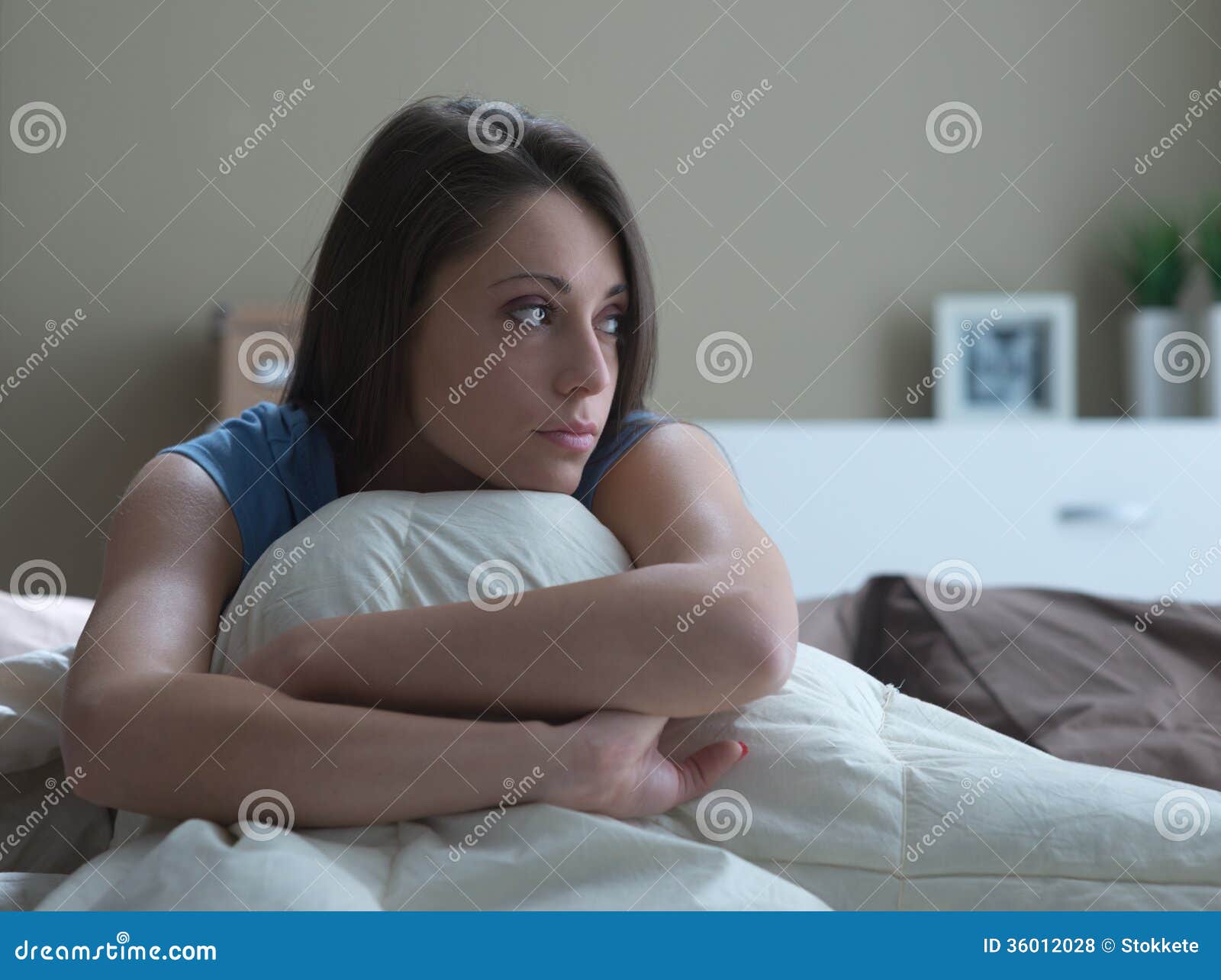 Insomnia stock photo. Image of lifestyles, duvet, female - 36012028