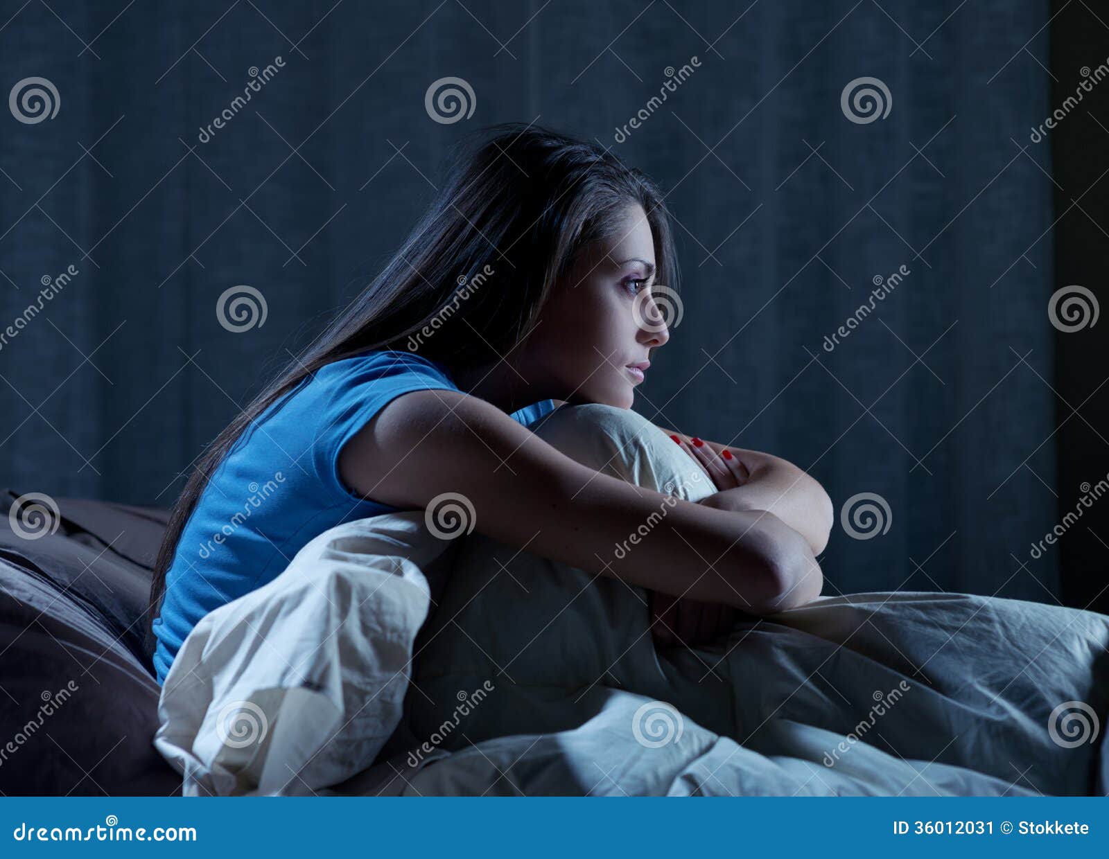 Insomnia stock image. Image of lifestyles, sitting, attractive - 36012031