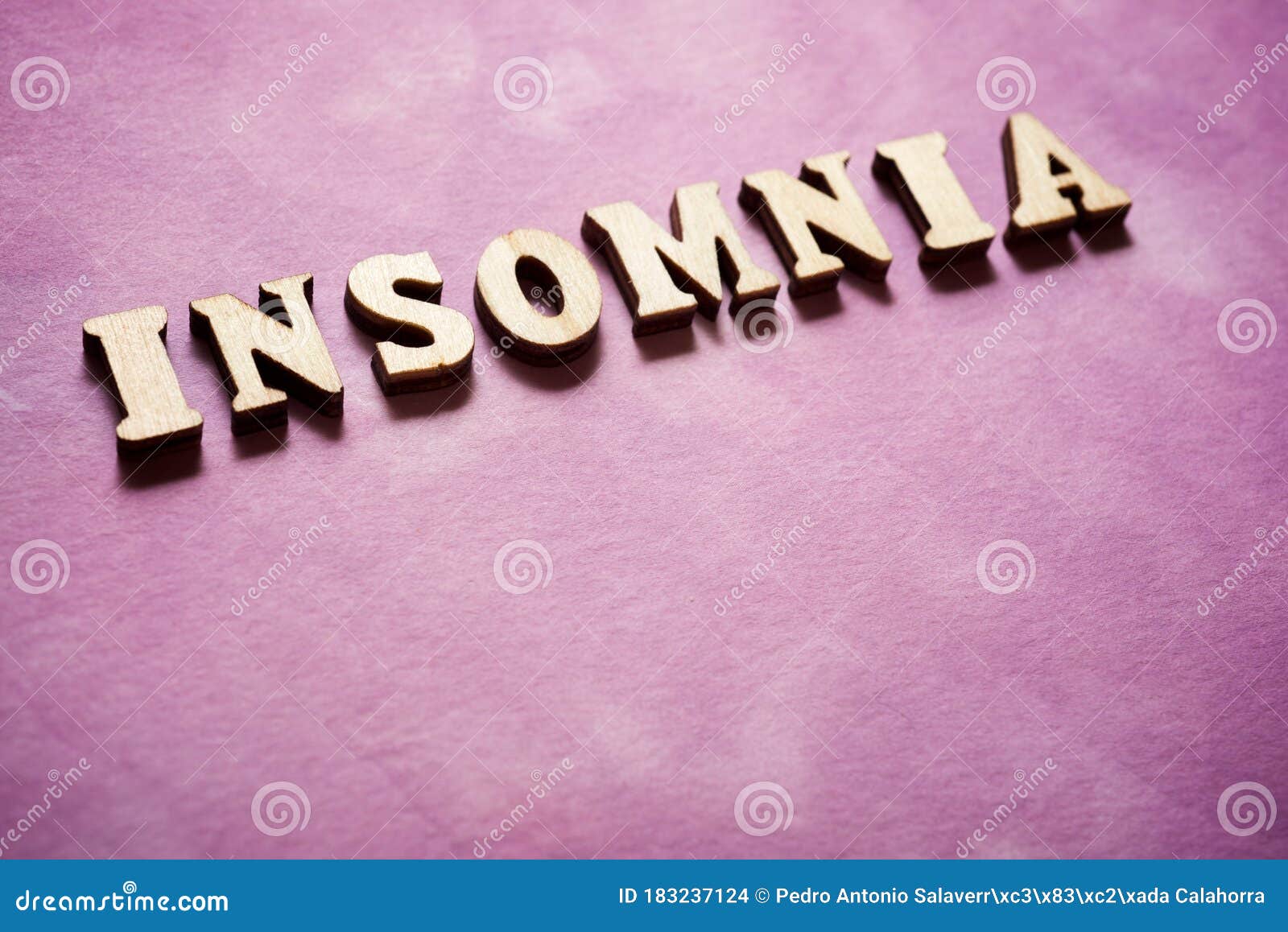 Insomnia text view stock photo. Image of sleep, life - 183237124