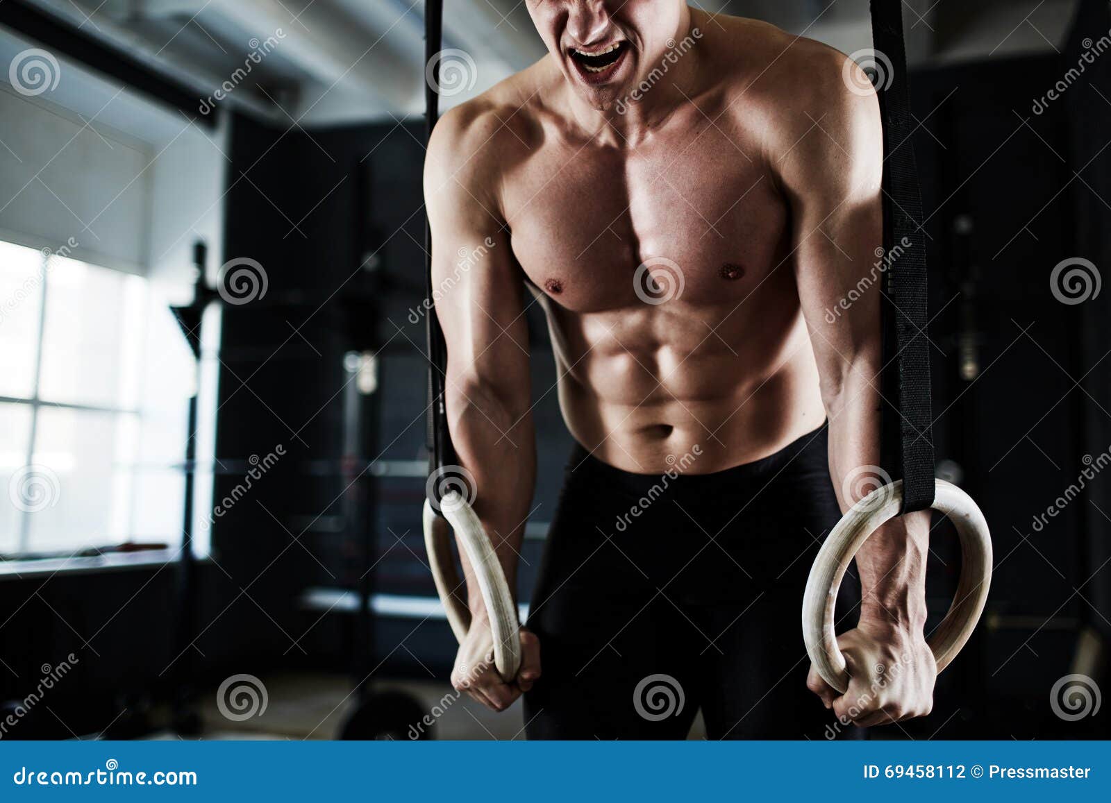 Inspanning stock foto. Image of spier, sport, atleet - 69458112