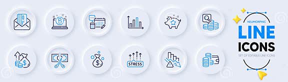Inspect, Wallet and Diagram Graph Line Icons for Web App. Pictogram ... Inspect, Wallet and Diagram Graph Line Icons for Web App. Pictogram ...