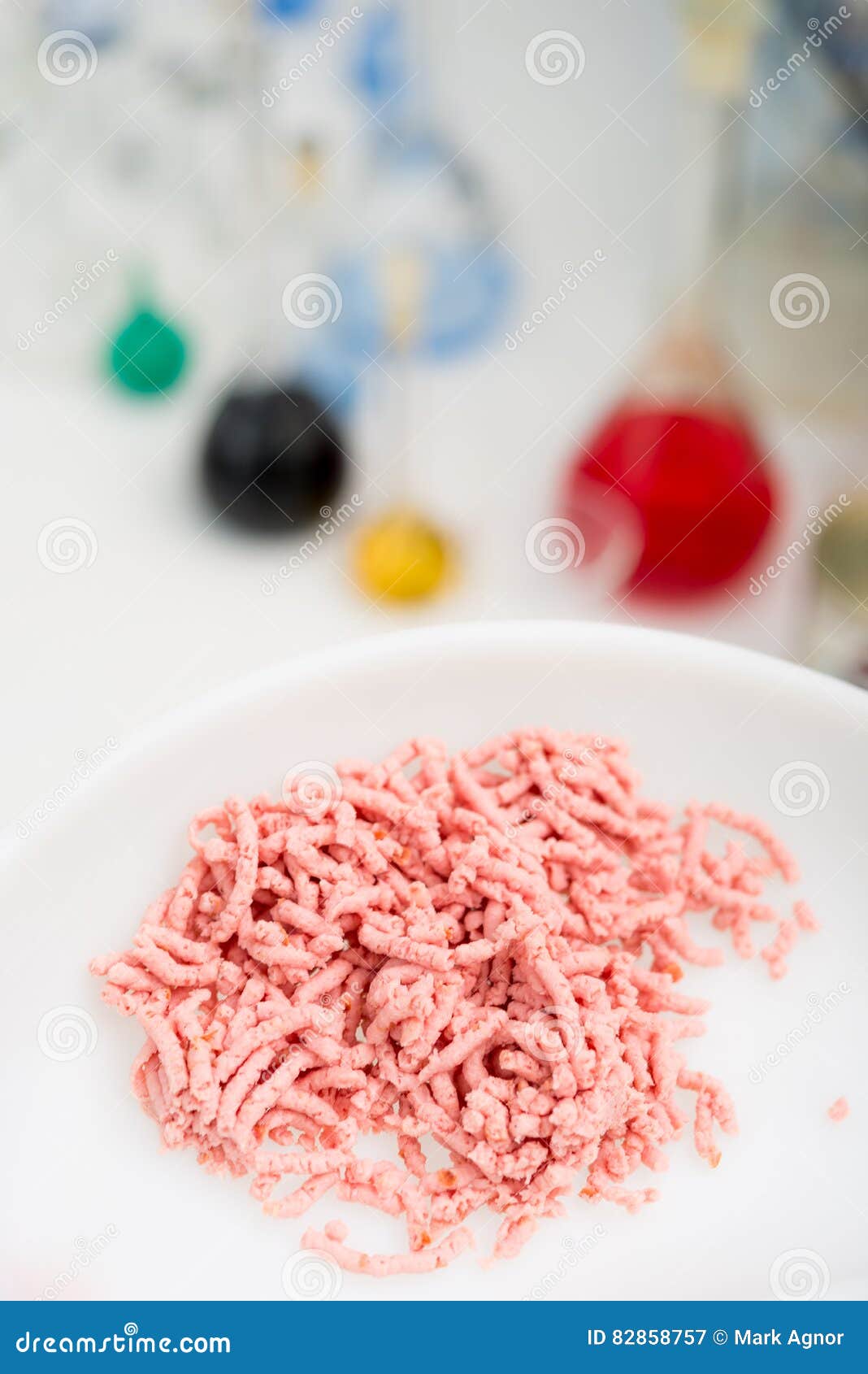 Inspecting raw meat stock image. Image of investigation - 82858757