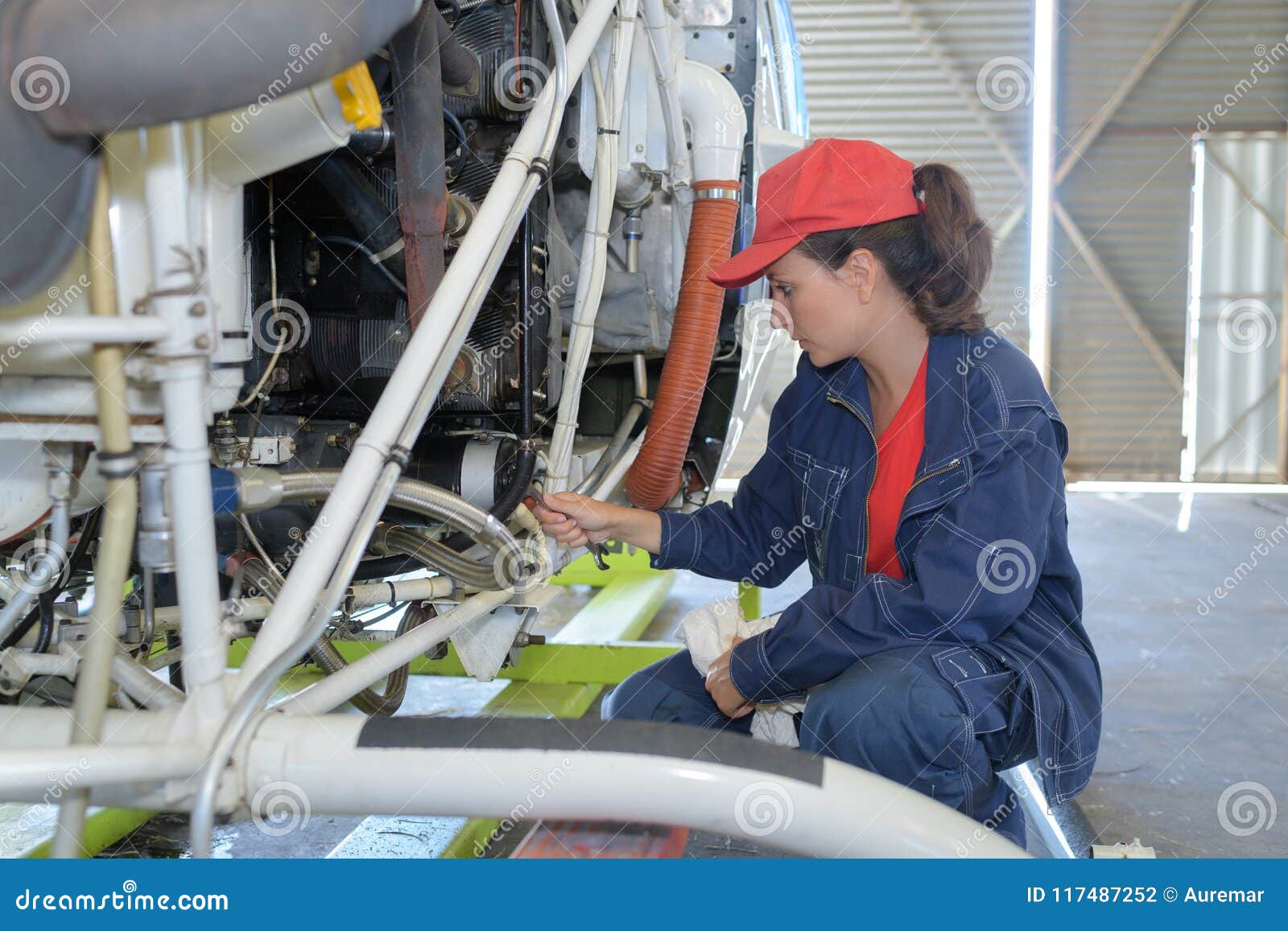 Inspecting a Sophisticated Machine Stock Photo - Image of inspection ...